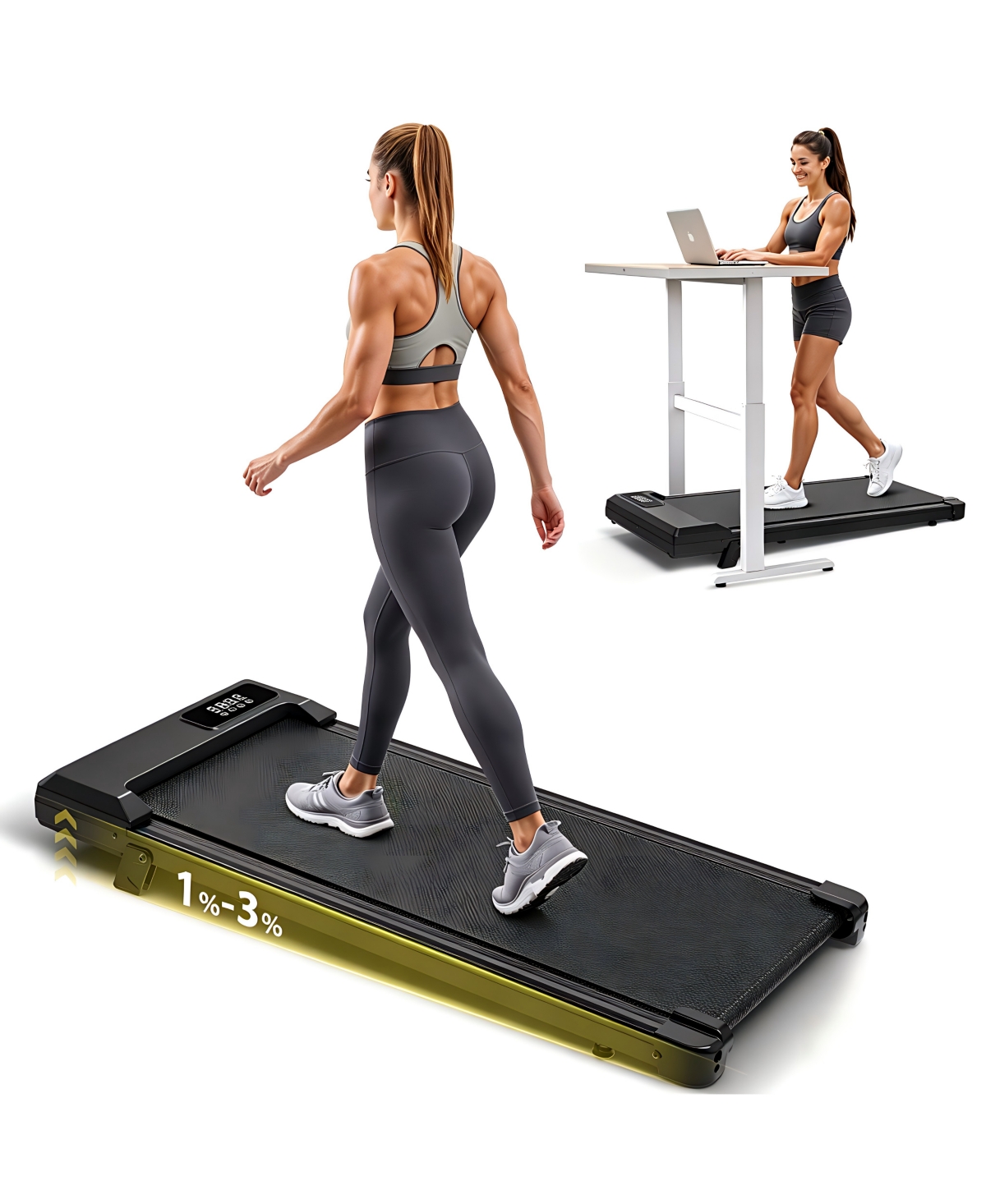 Click here for Redliro Walking Pad Treadmill with Incline  Compac... prices