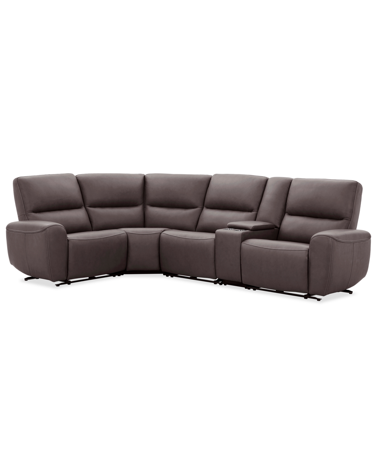 Click here for Symond 5-Piece Leather 3 Power Motion Sectional So... prices