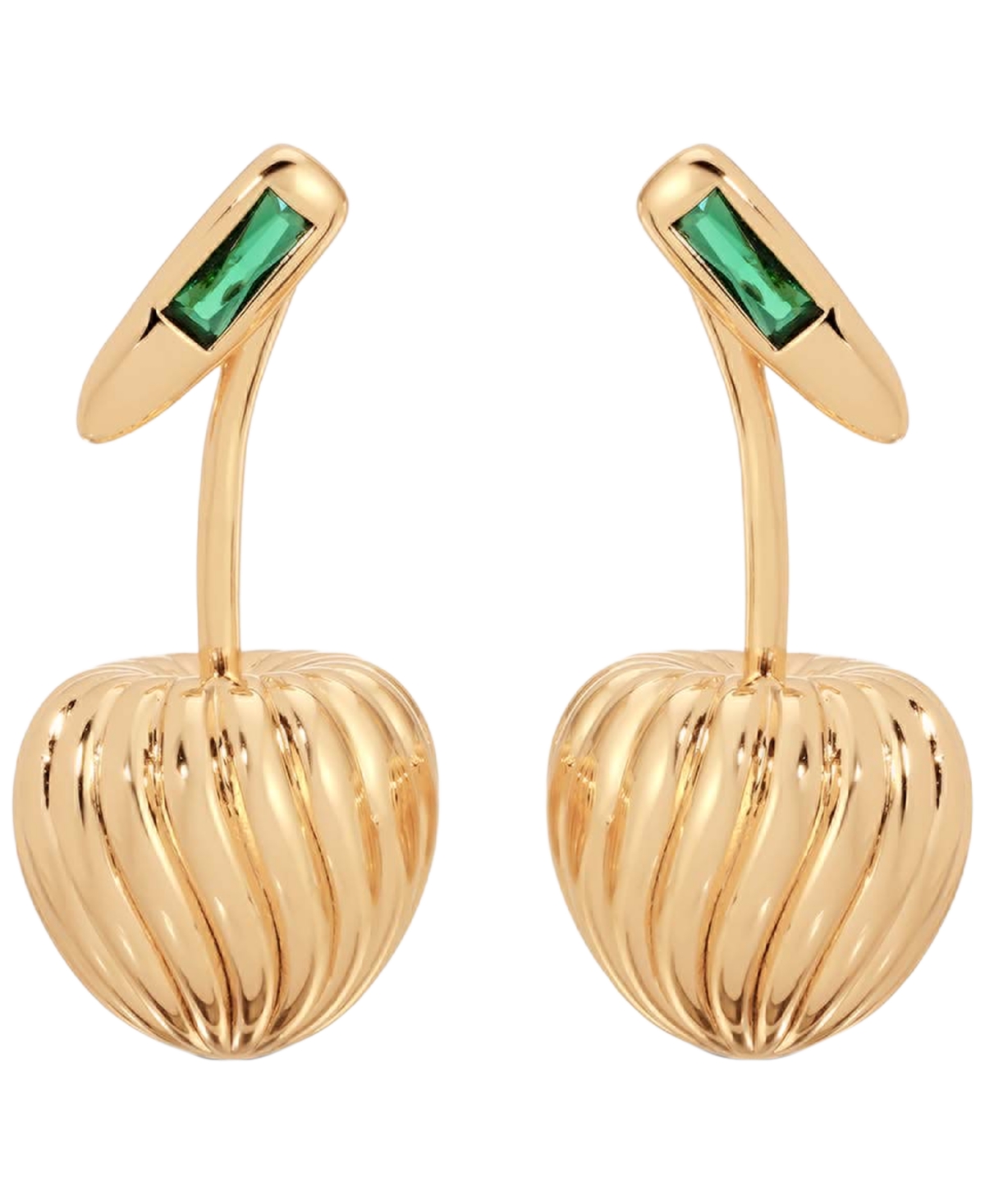 Click here for Ettika 18k Gold-Plated Sweet Cherry Earrings - Gre... prices