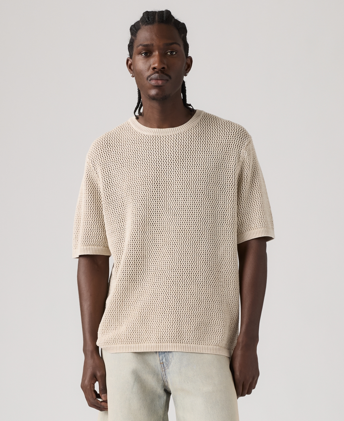 Click here for Levis Premium Mens Stinson Sweater T-shirt - Stone prices