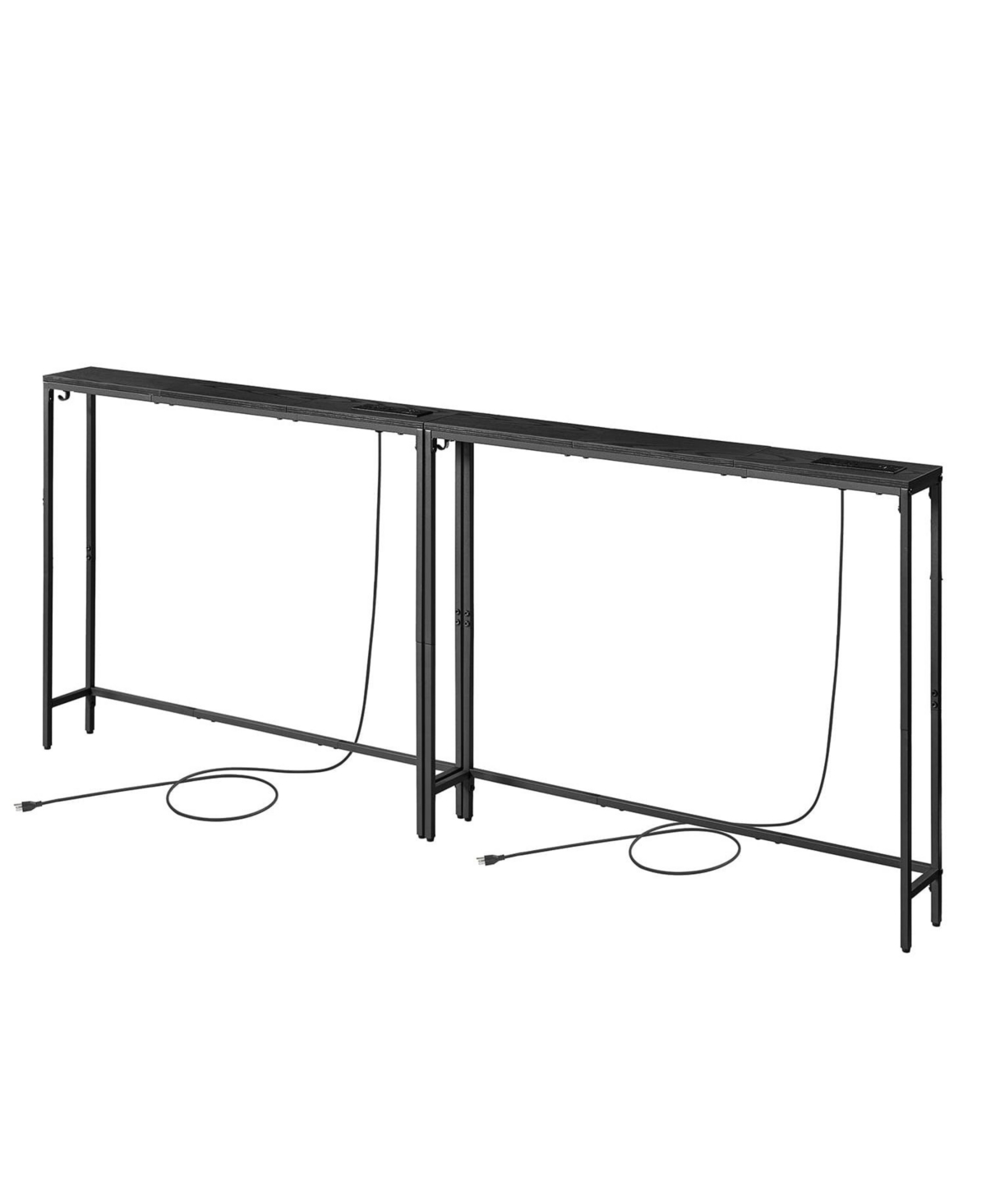 Click here for Slickblue Slim Sofa Console Table with Charging St... prices