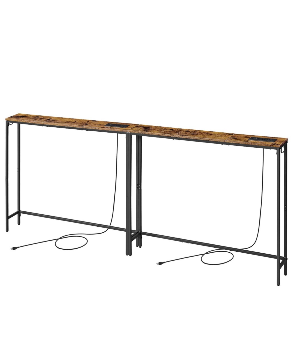 Click here for Slickblue Slim Sofa Console Table with Charging St... prices