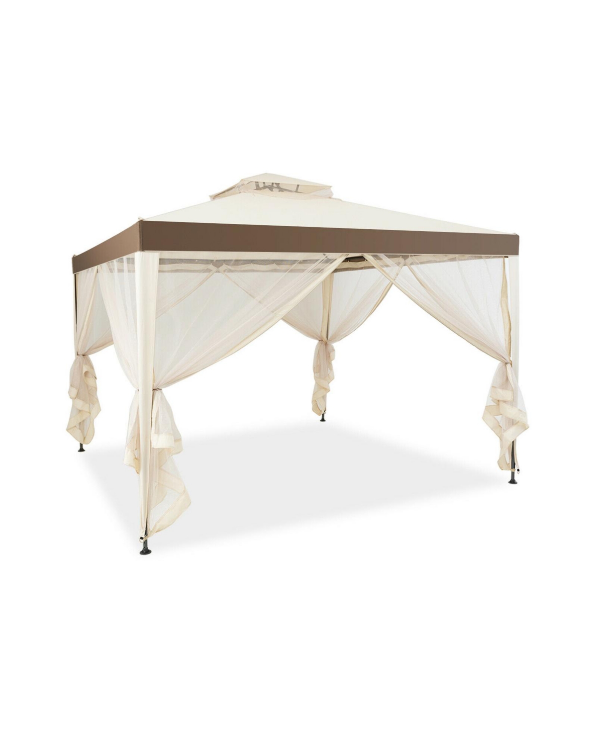 Click here for Gouun 10 x 10 feet Patio Gazebo with Mosquito Nett... prices