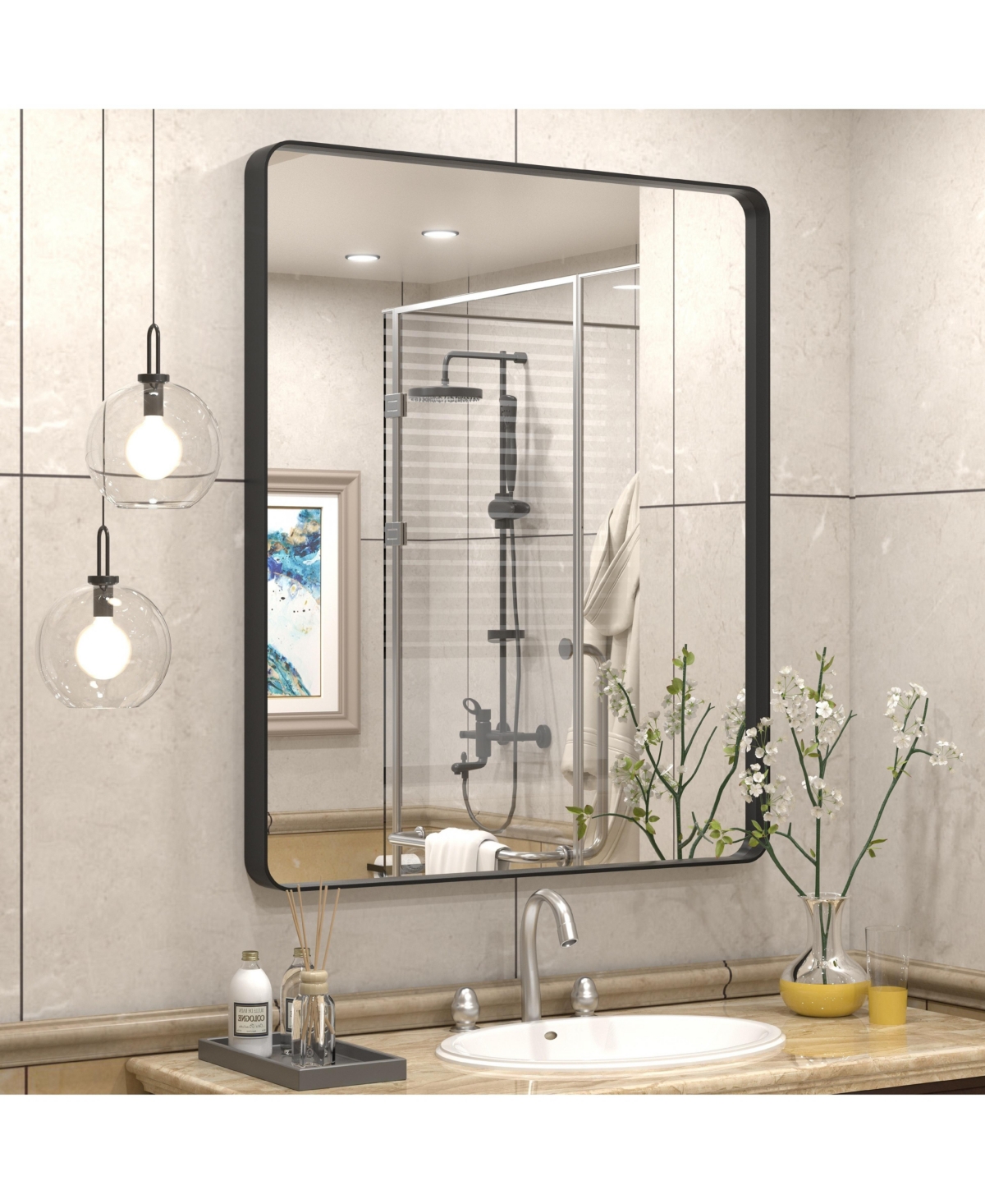Click here for Apmir 30 x 36 High-Strength Tempered Glass and Alu... prices