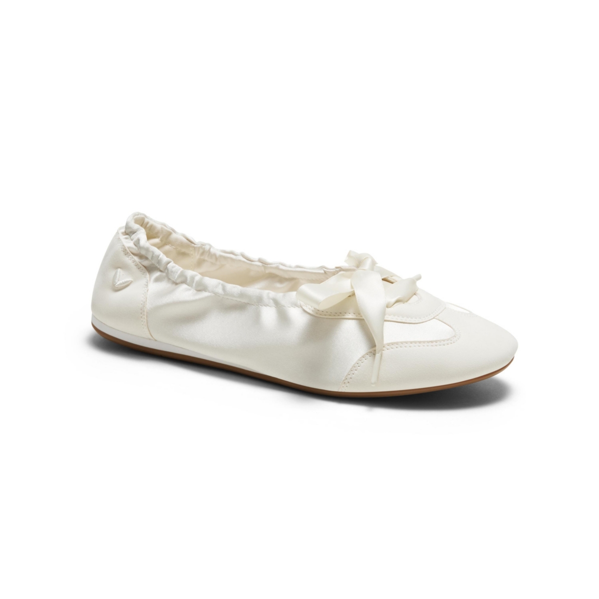 Click here for Vivaia Womens Yanka Round-Toe Satin Sneakerina - L... prices
