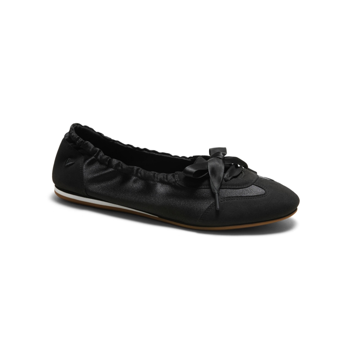 Click here for Vivaia Womens Yanka Round-Toe Satin Sneakerina - B... prices