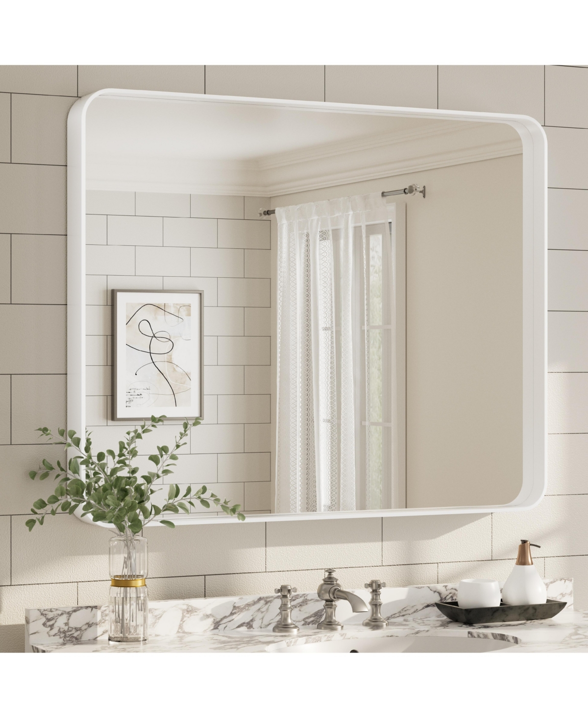 Click here for Apmir 32 x 40 High-Strength Tempered Glass and Alu... prices