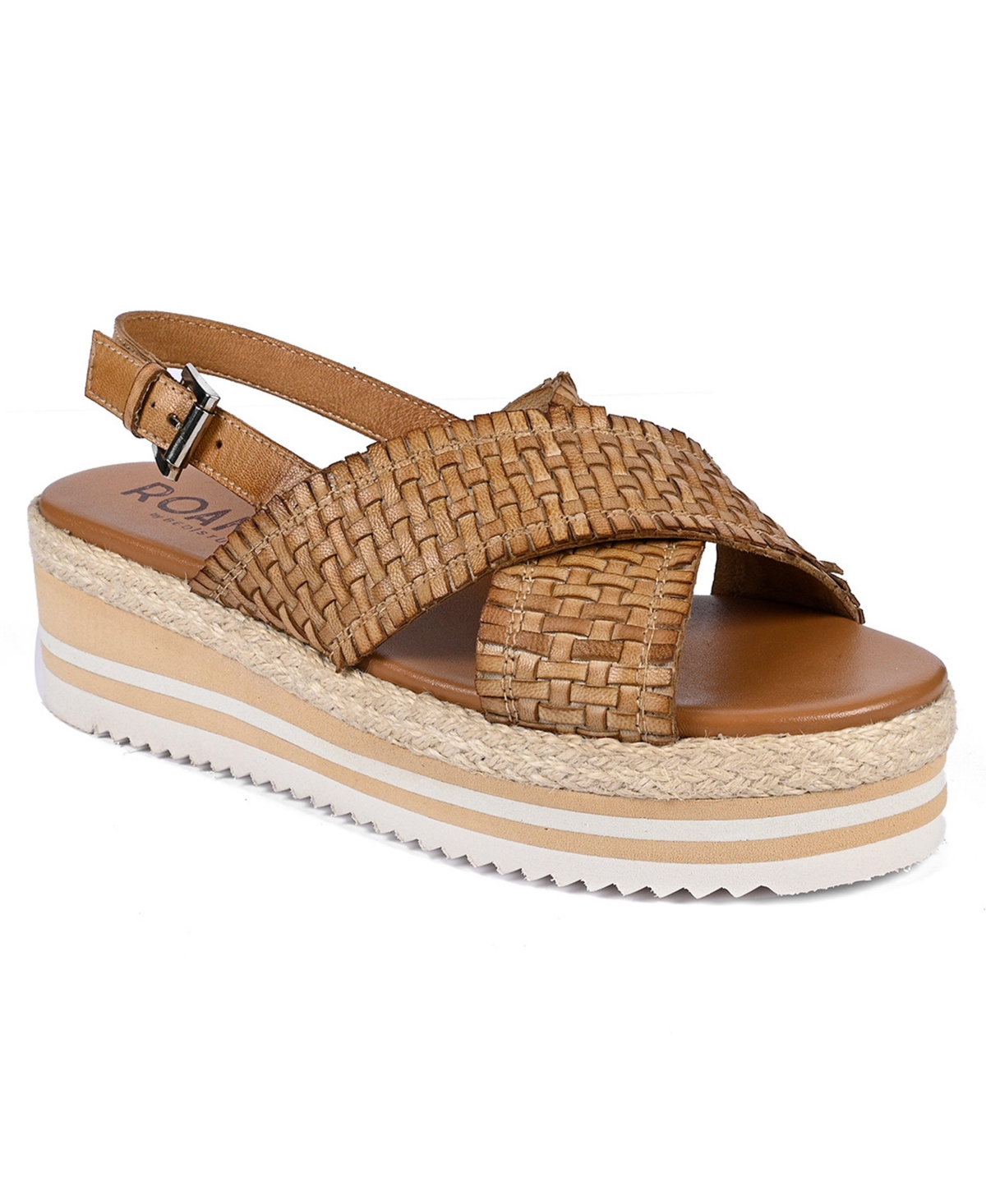 Click here for Roan Womens Into Platform Sandal - Open Brown prices