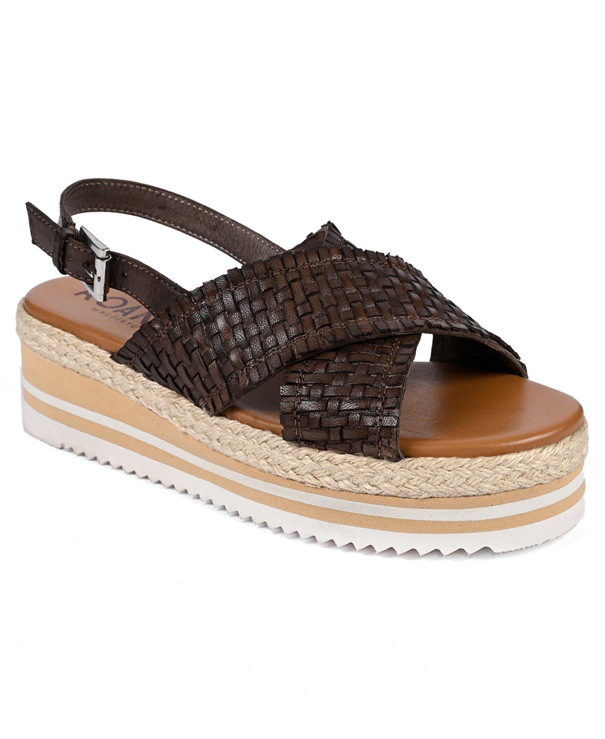 Click here for Roan Womens Into Platform Sandal - Rust/Copper prices