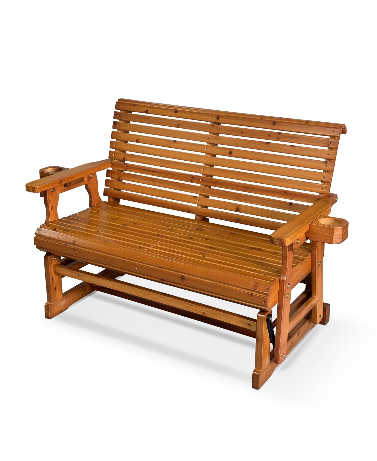 Click here for Mega Casa Wooden Patio Glider with High Roll Back... prices