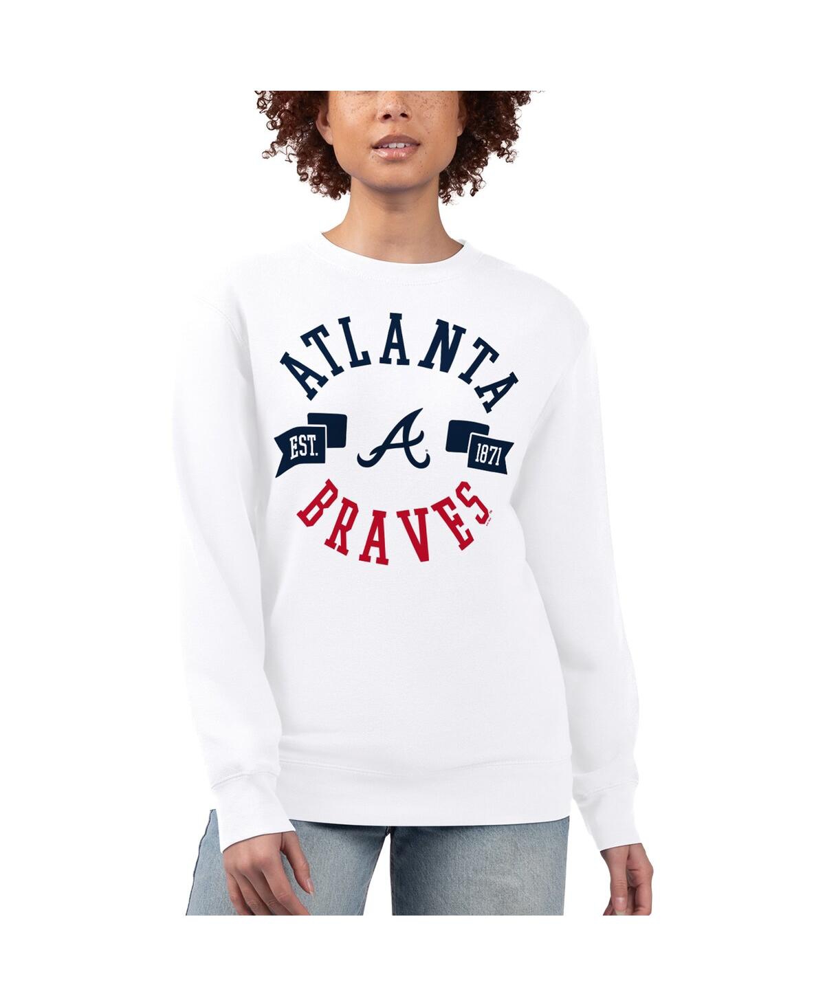 Click here for G-iii 4Her by Carl Banks Womens White Atlanta Brav... prices