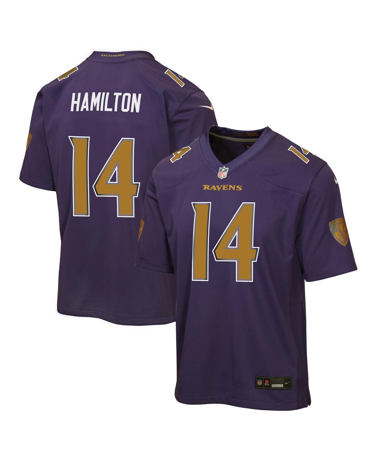 Click here for Nike Big Boys and Girls Kyle Hamilton Purple Balti... prices