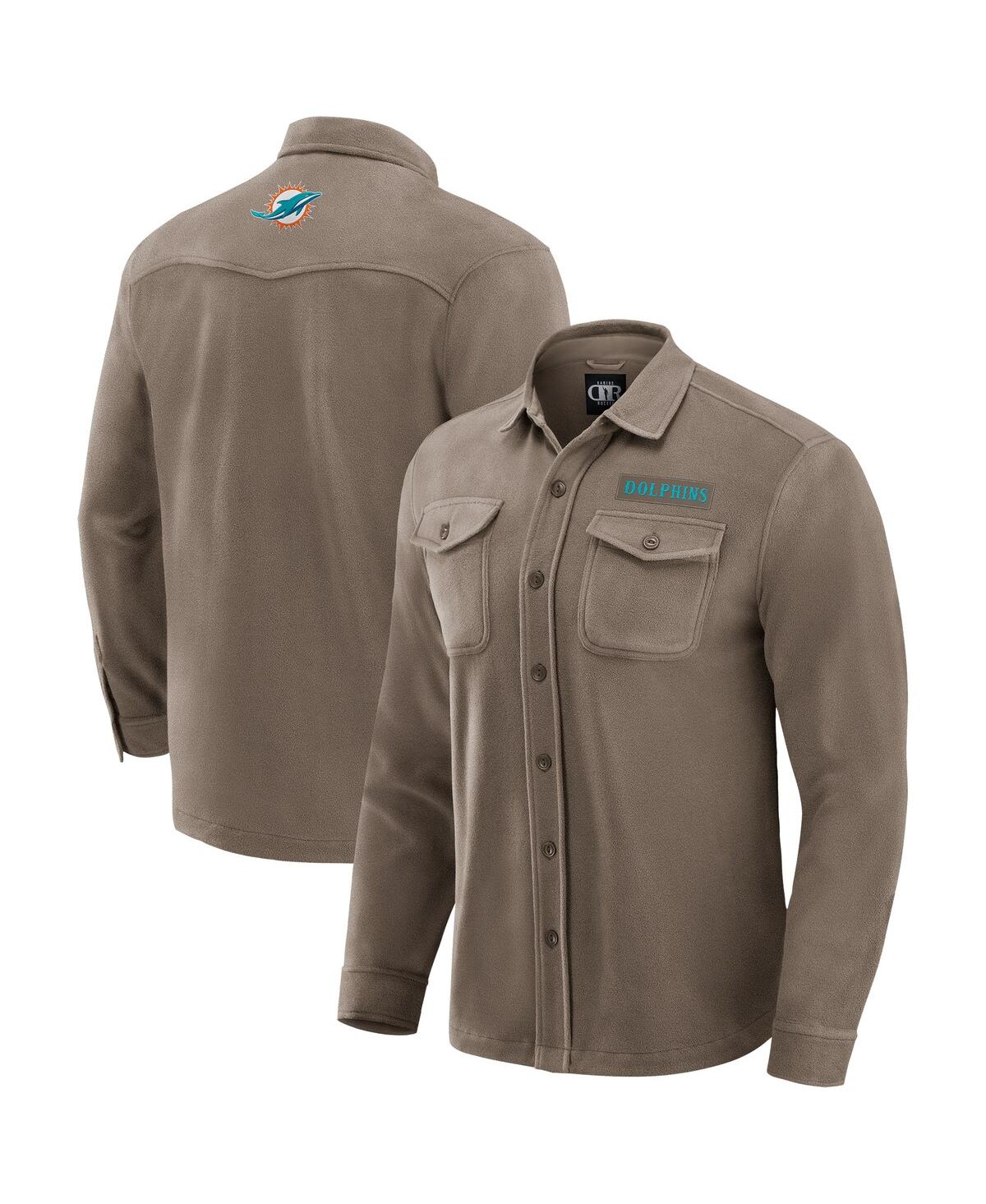 Click here for Fanatics Mens Tan Miami Dolphins Polar Fleece Cozy... prices