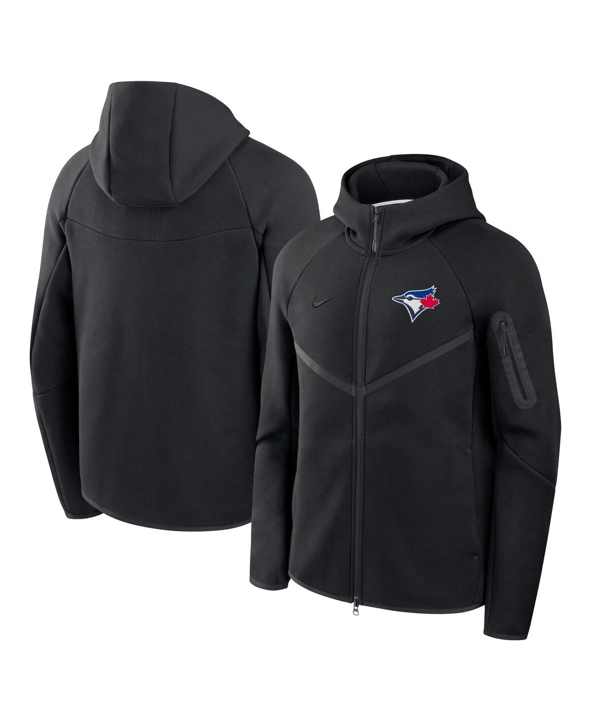 Click here for Nike Mens Black Toronto Blue Jays Tech Fleece Ragl... prices
