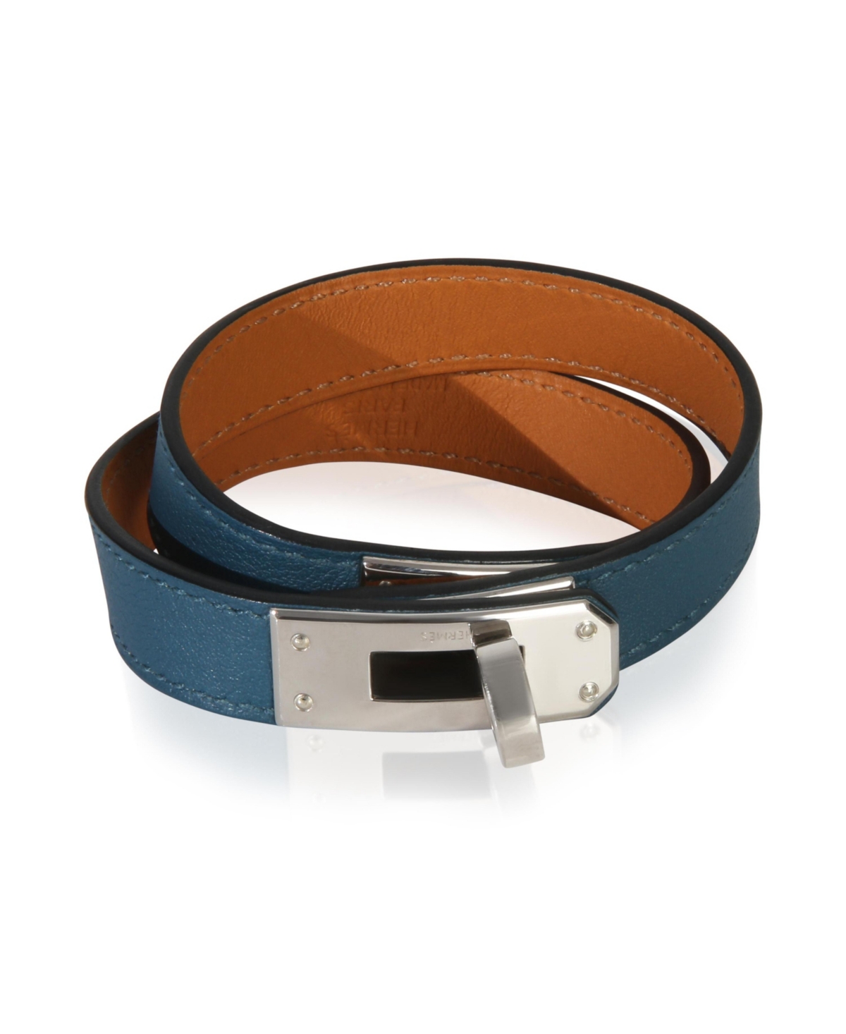 Click here for Pre-Owned Hermes Kelly Double Tour Bracelet - Pall... prices