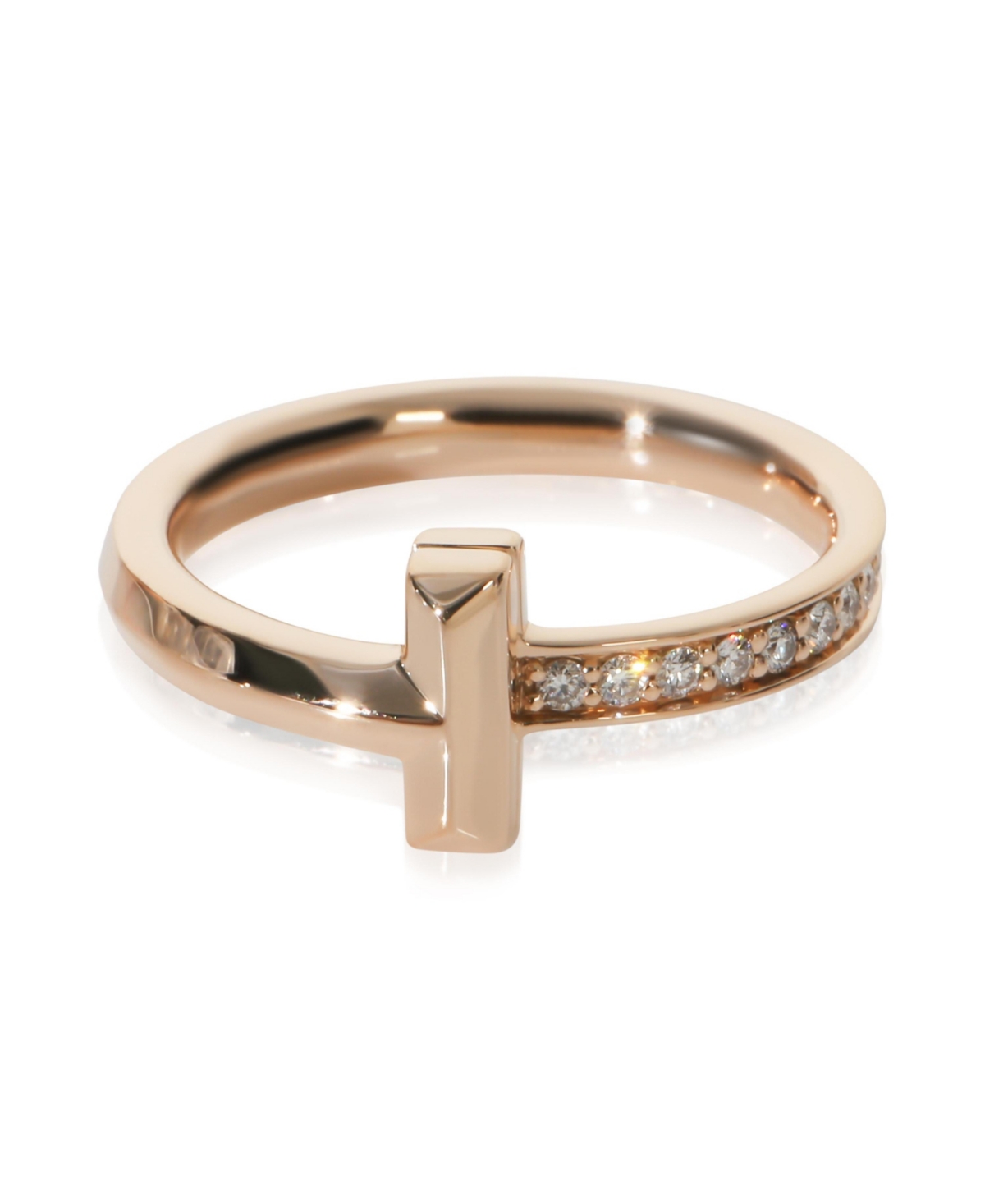 Click here for Pre-Owned Tiffany & Co Rose Gold Diamond Tiffany T... prices