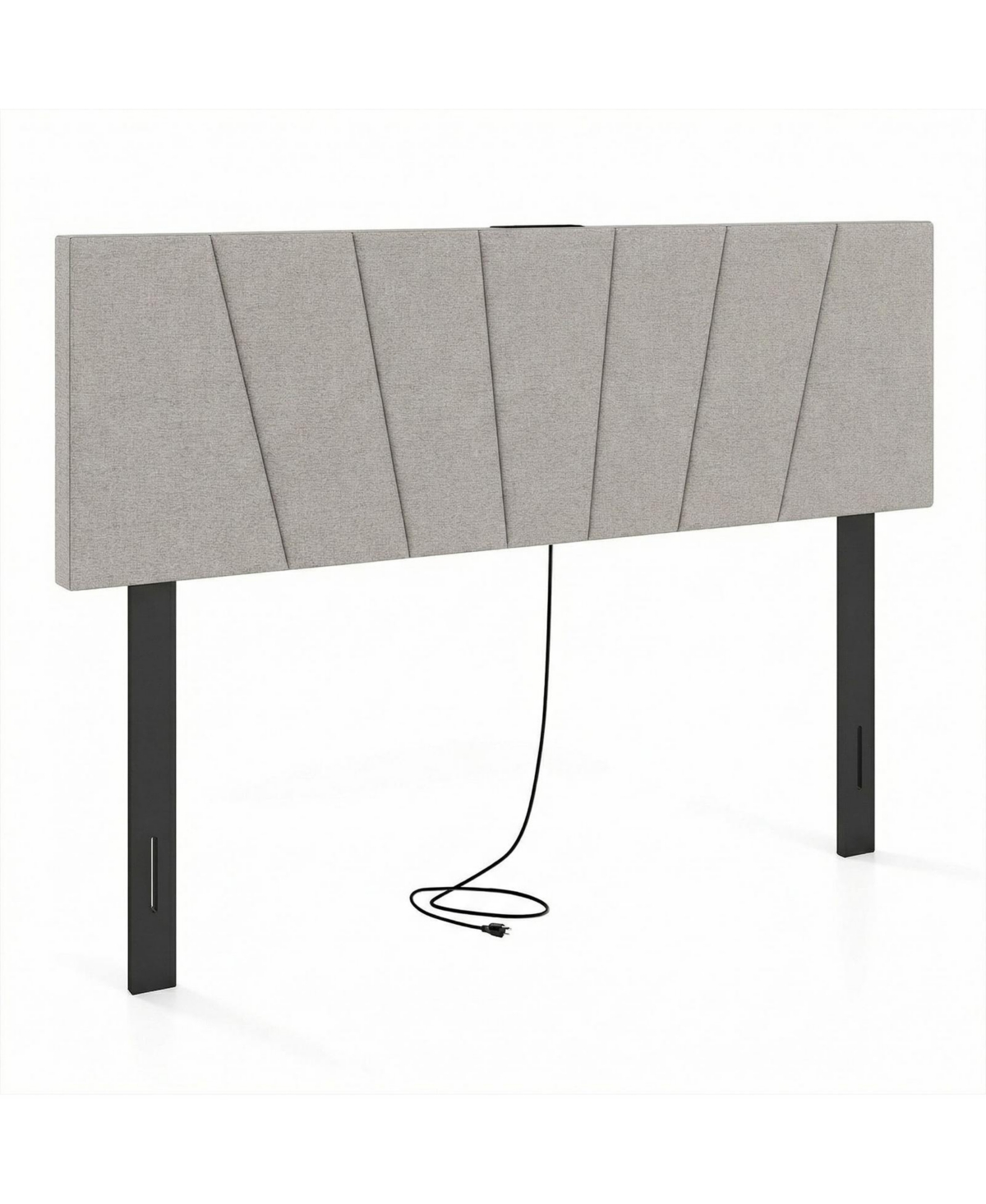Click here for Slickblue Modern Geometric Bed Headboard Upholster... prices