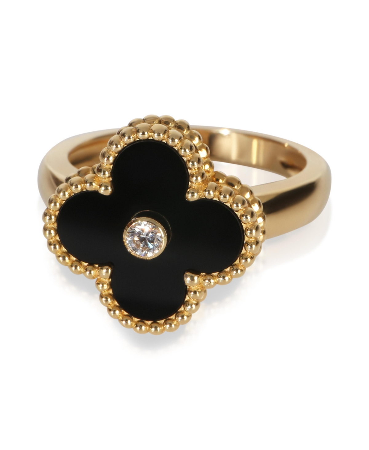 Click here for Pre-Owned Van Cleef & Arpels Yellow Gold Onyx and... prices