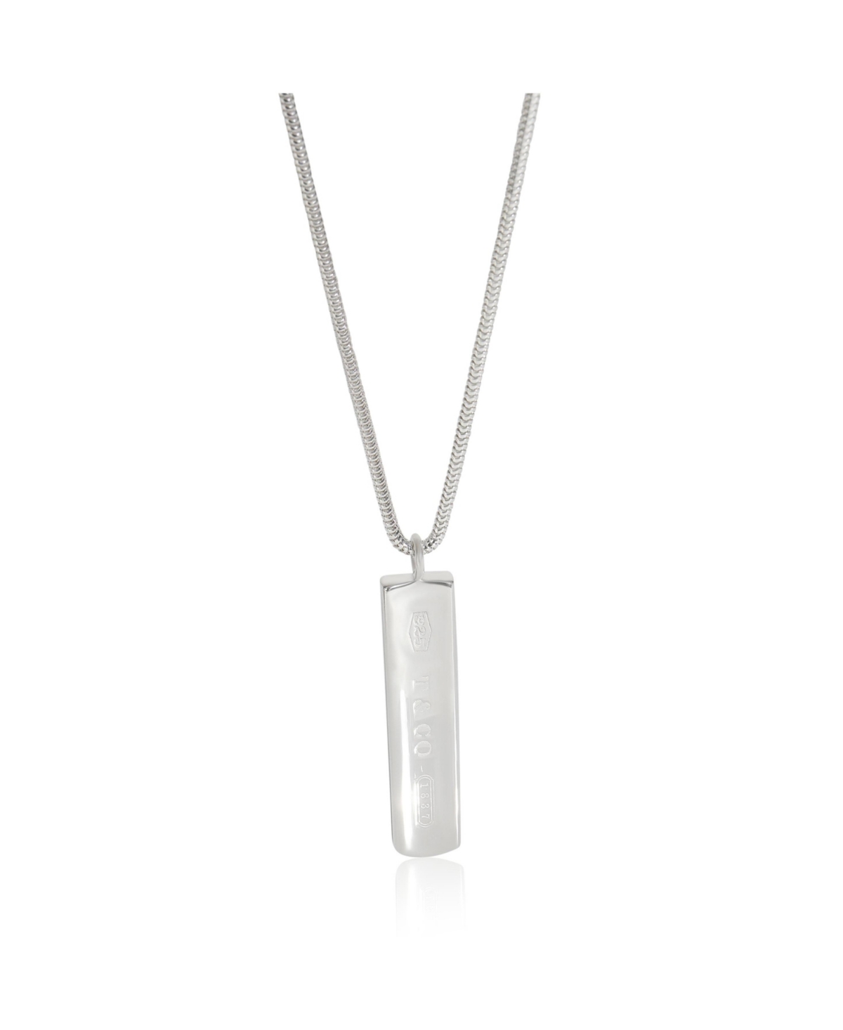 Click here for Pre-Owned Tiffany & Co Sterling Silver 1837 Bar Pe... prices