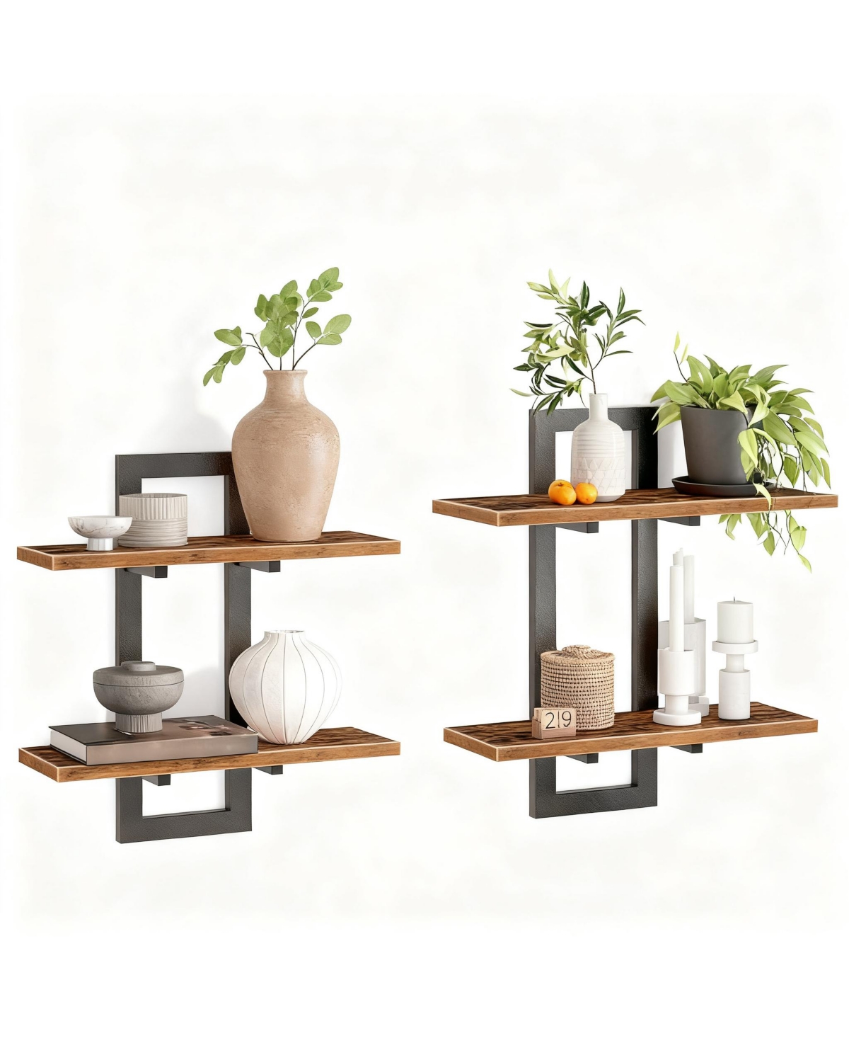 Click here for Yigii Double-Layer Floating Shelves for Home Decor... prices