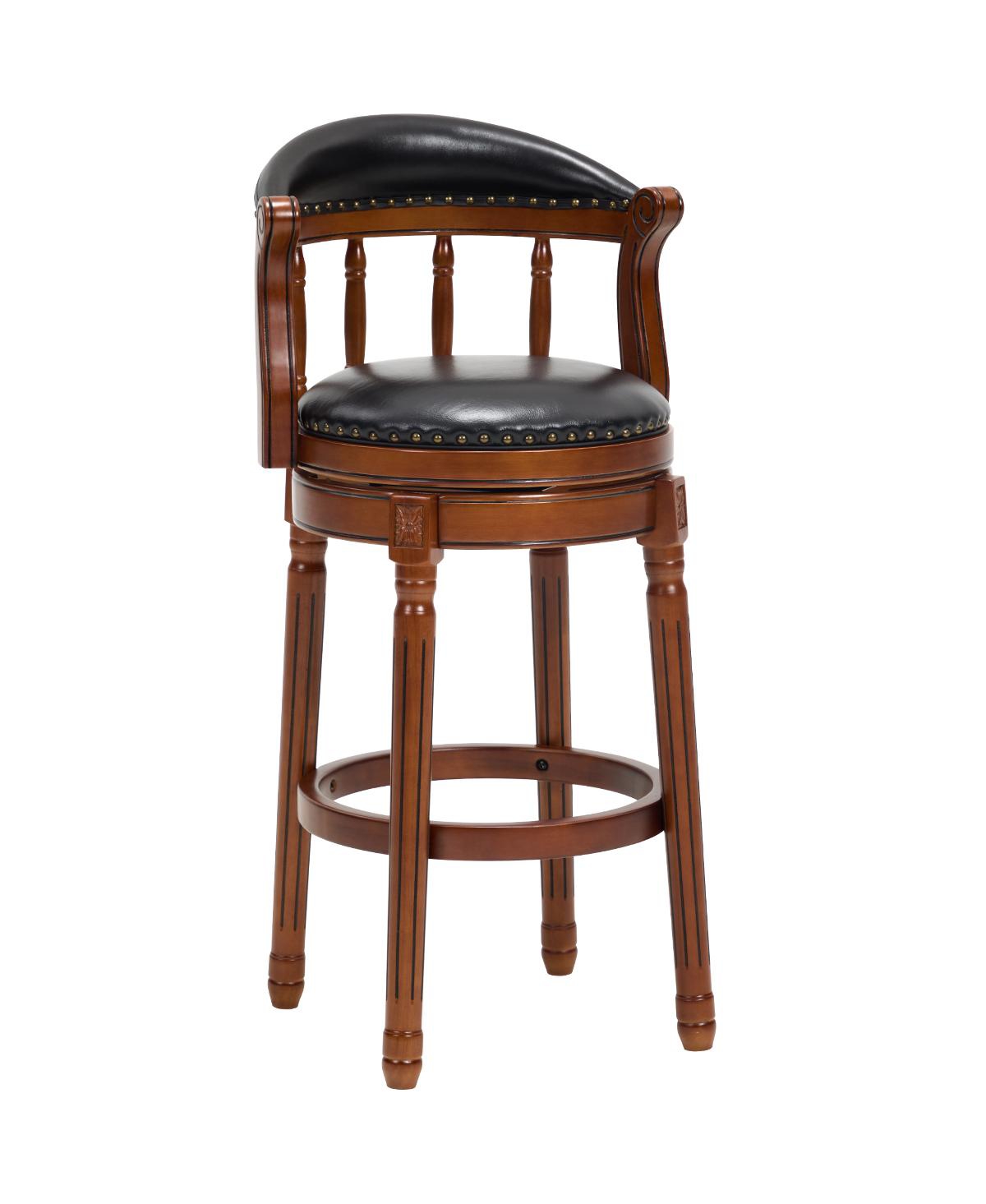Click here for flynama Genuine Cow Top Leather Wooden Swivel Bar... prices