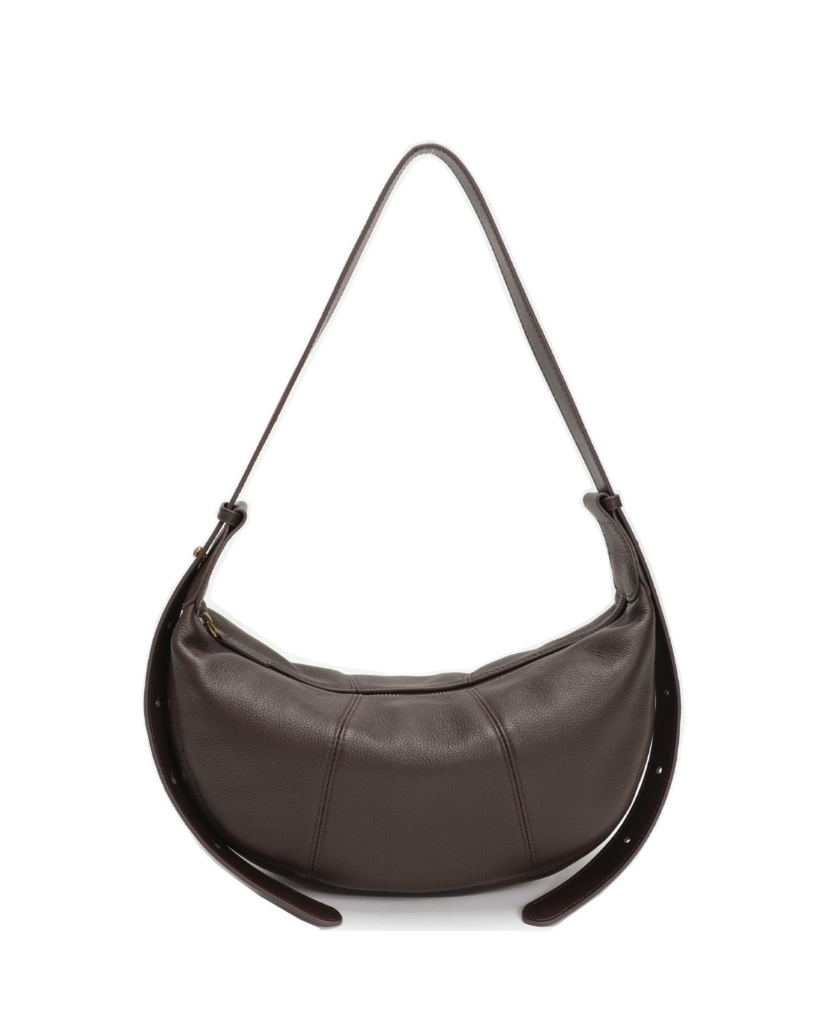 Click here for Susu Vera Leather Crescent Bag Half-Moon Hobo Croi... prices