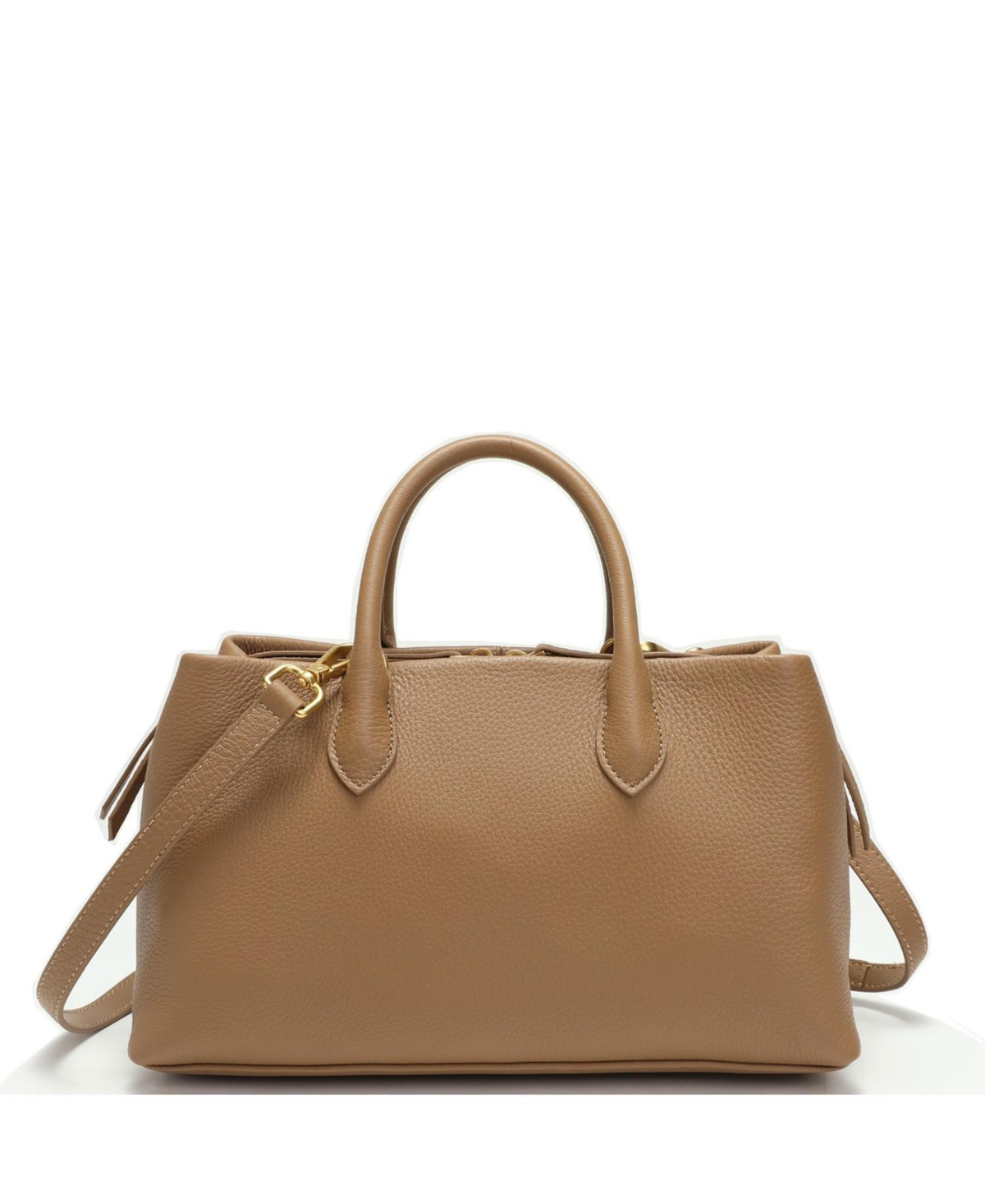 Click here for Susu Luna Pebbled Leather Top Handle Satchel Bag f... prices