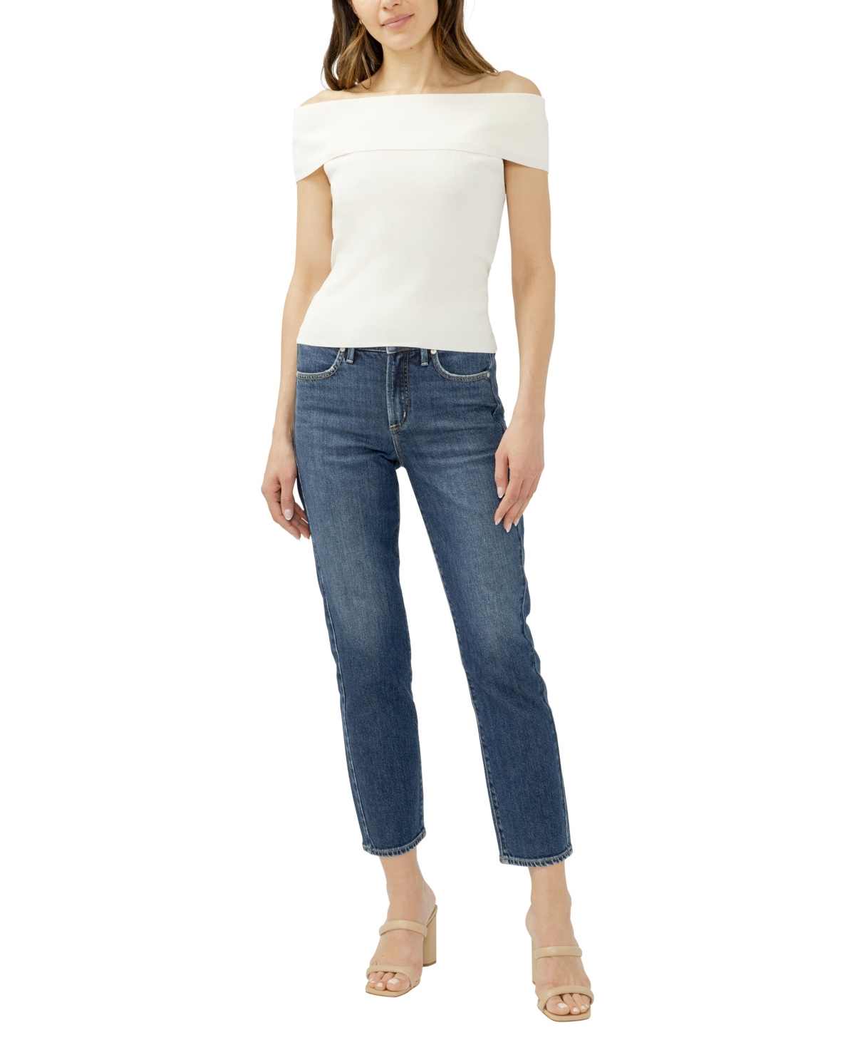 Click here for Silver Jeans Co. Womens Most Wanted Mid Rise Strai... prices