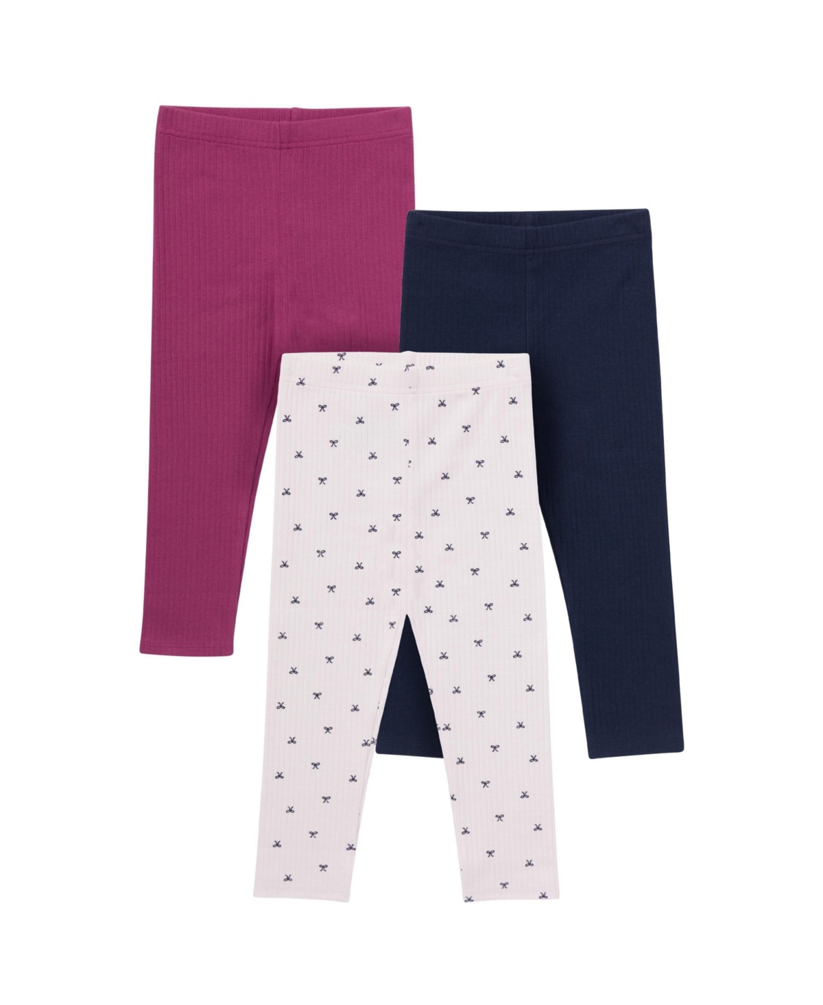 Click here for Gerber Toddler Girls 3-Pack Textured Leggings - Pi... prices