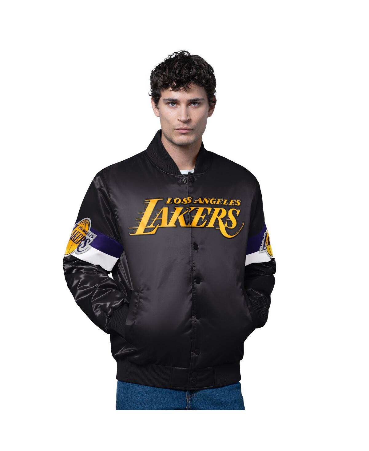 Click here for Starter Mens Black Los Angeles Lakers Triple Optio... prices