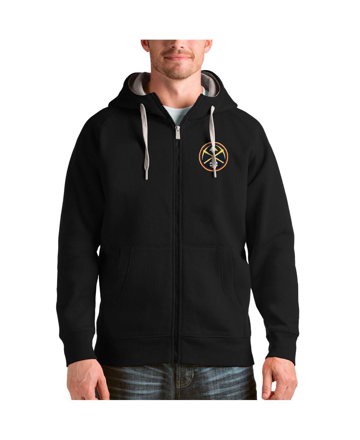 Click here for Antigua Mens Black Denver Nuggets Logo Victory Ful... prices