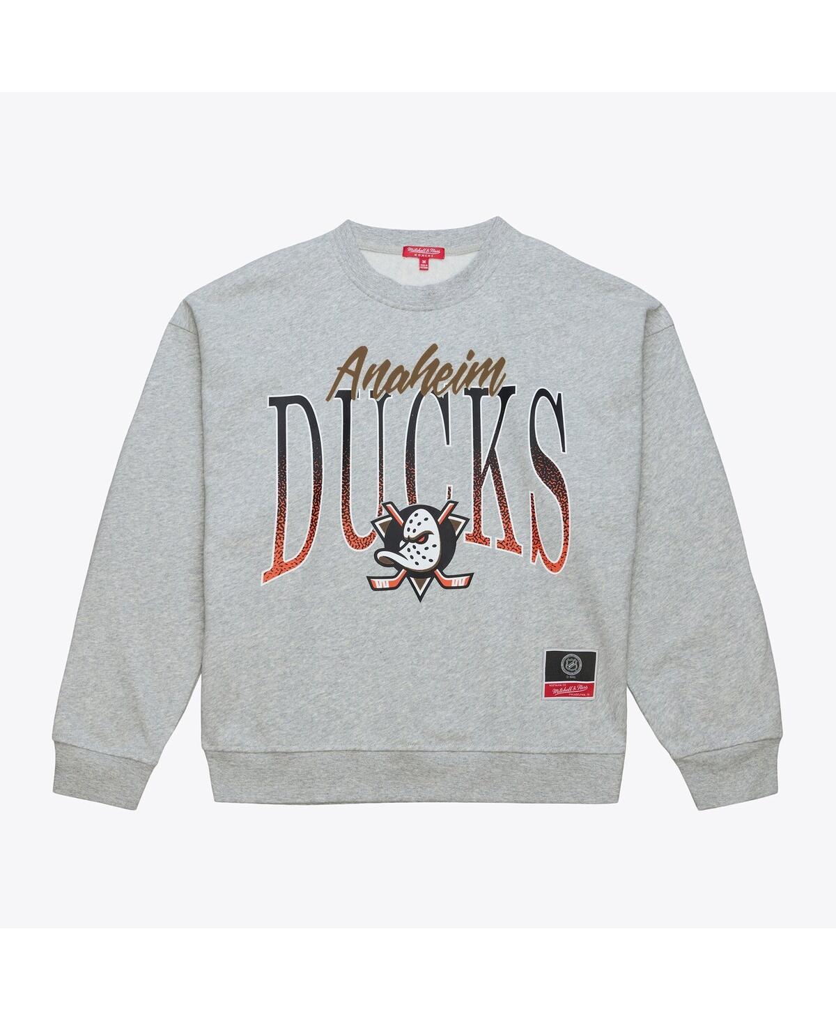 Click here for Mitchell & Ness Womens Heather Gray Anaheim Ducks... prices