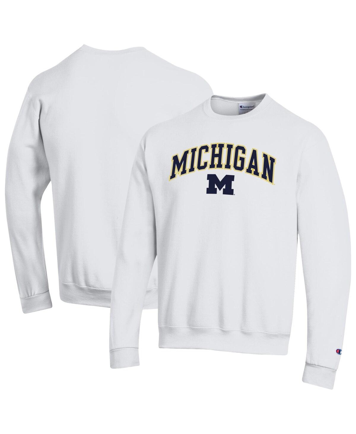 Click here for Champion Mens White Michigan Wolverines Arch Over... prices