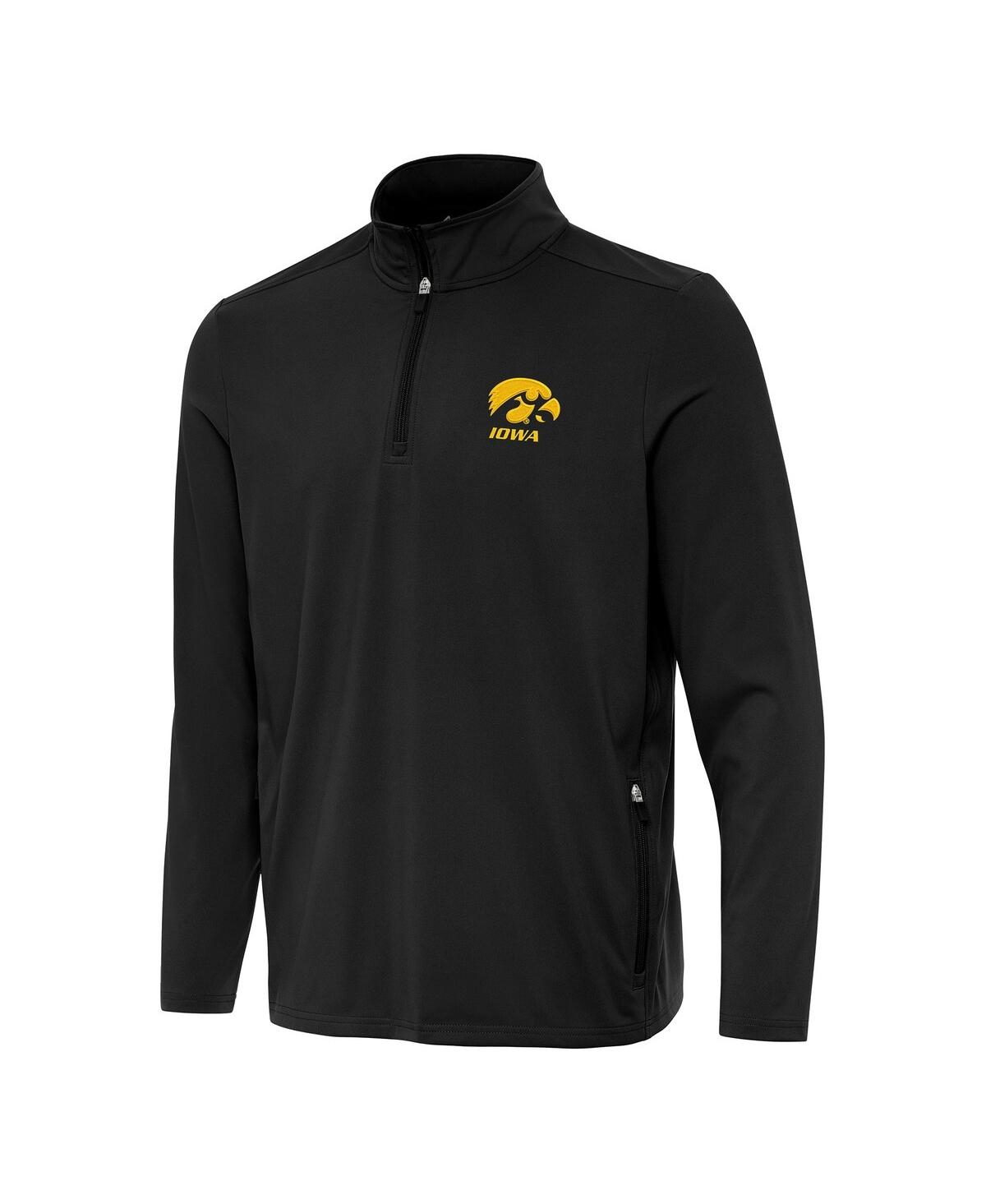 Click here for Antigua Mens Black Iowa Hawkeyes Perilous Quarter-... prices