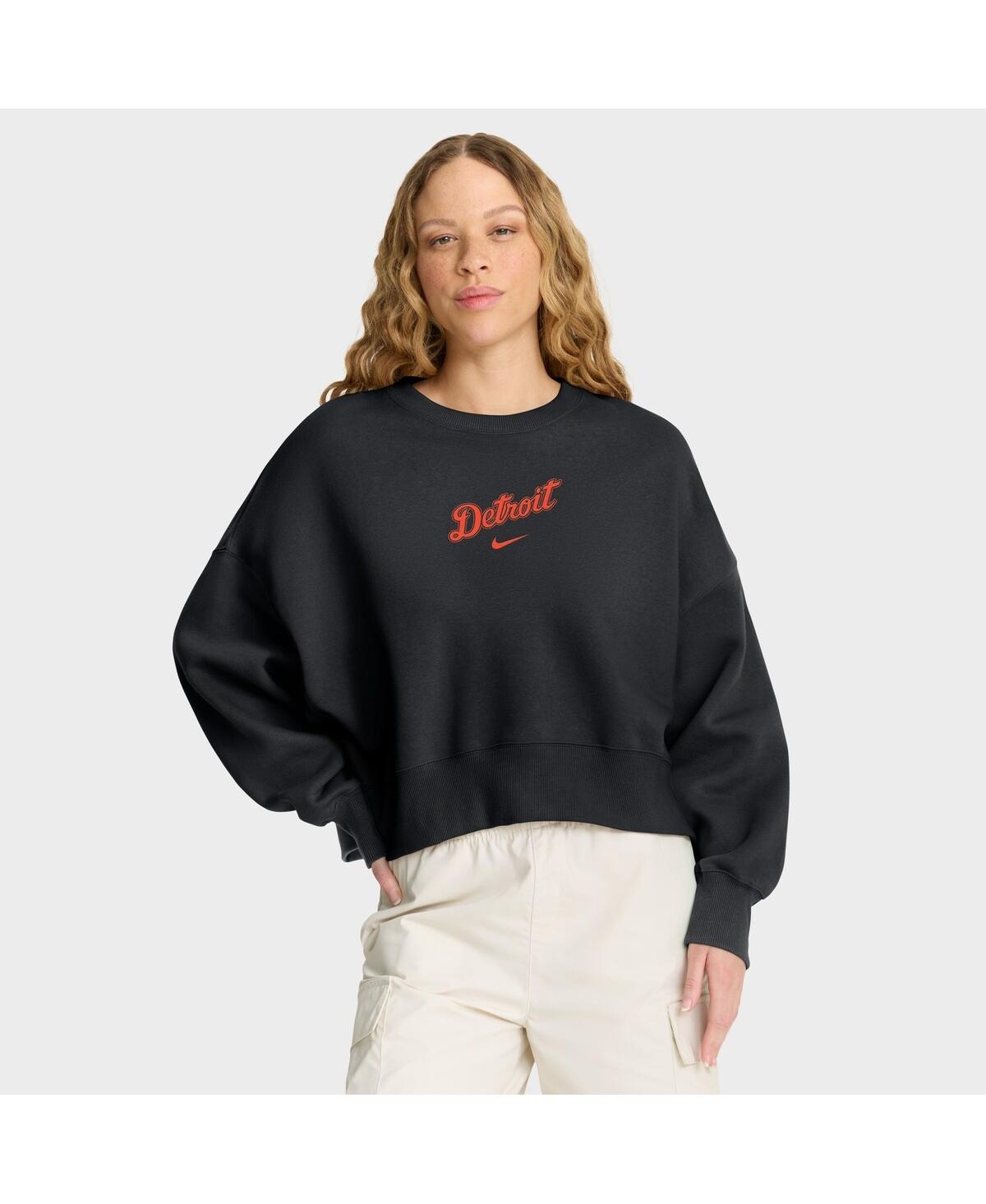 Click here for Nike Womens Black Detroit Tigers Oversized Primeti... prices