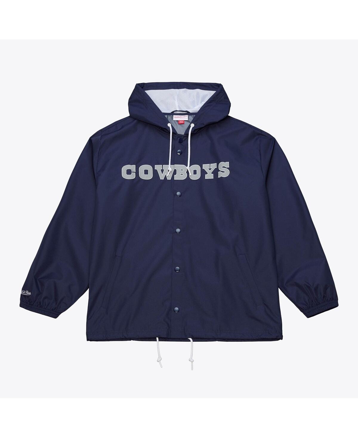 Click here for Mitchell & Ness Mens Navy Dallas Cowboys Full-Snap... prices