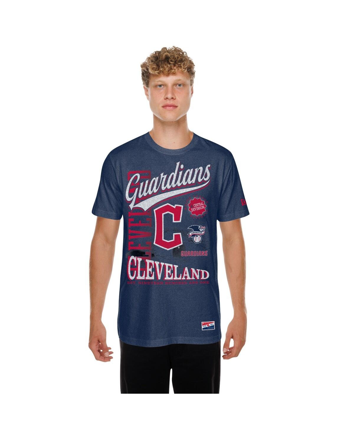 Click here for New Era Mens Navy Cleveland Guardians Oversized Th... prices