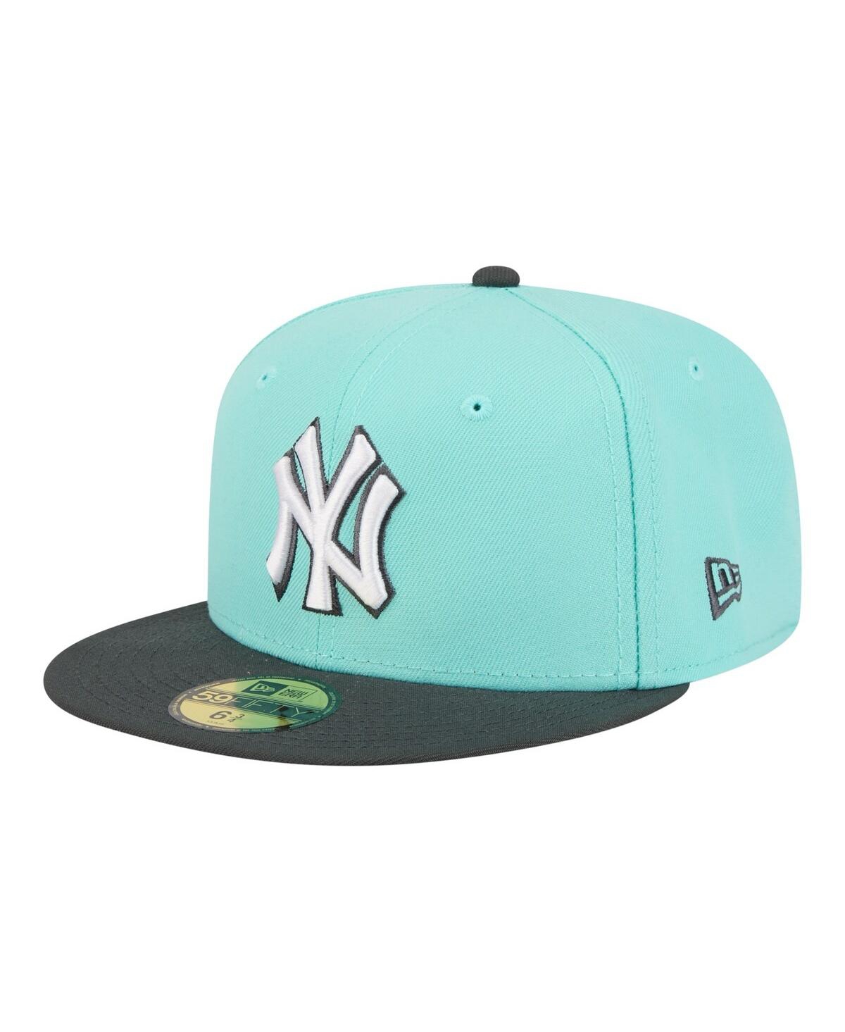 Click here for New Era Mens Turquoise/Charcoal New York Yankees T... prices