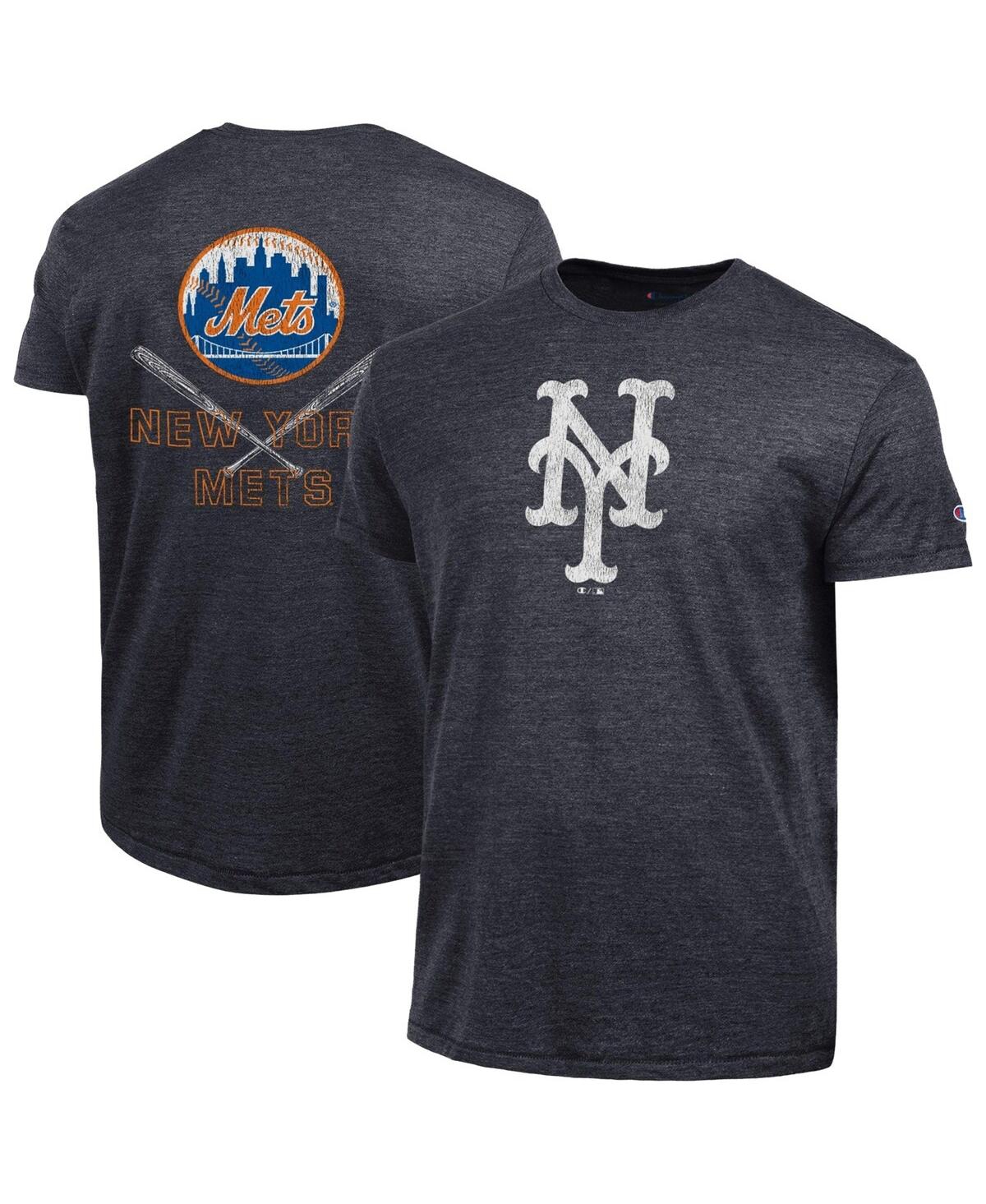 Click here for Champion Mens Black New York Mets Tri-Blend T-Shir... prices