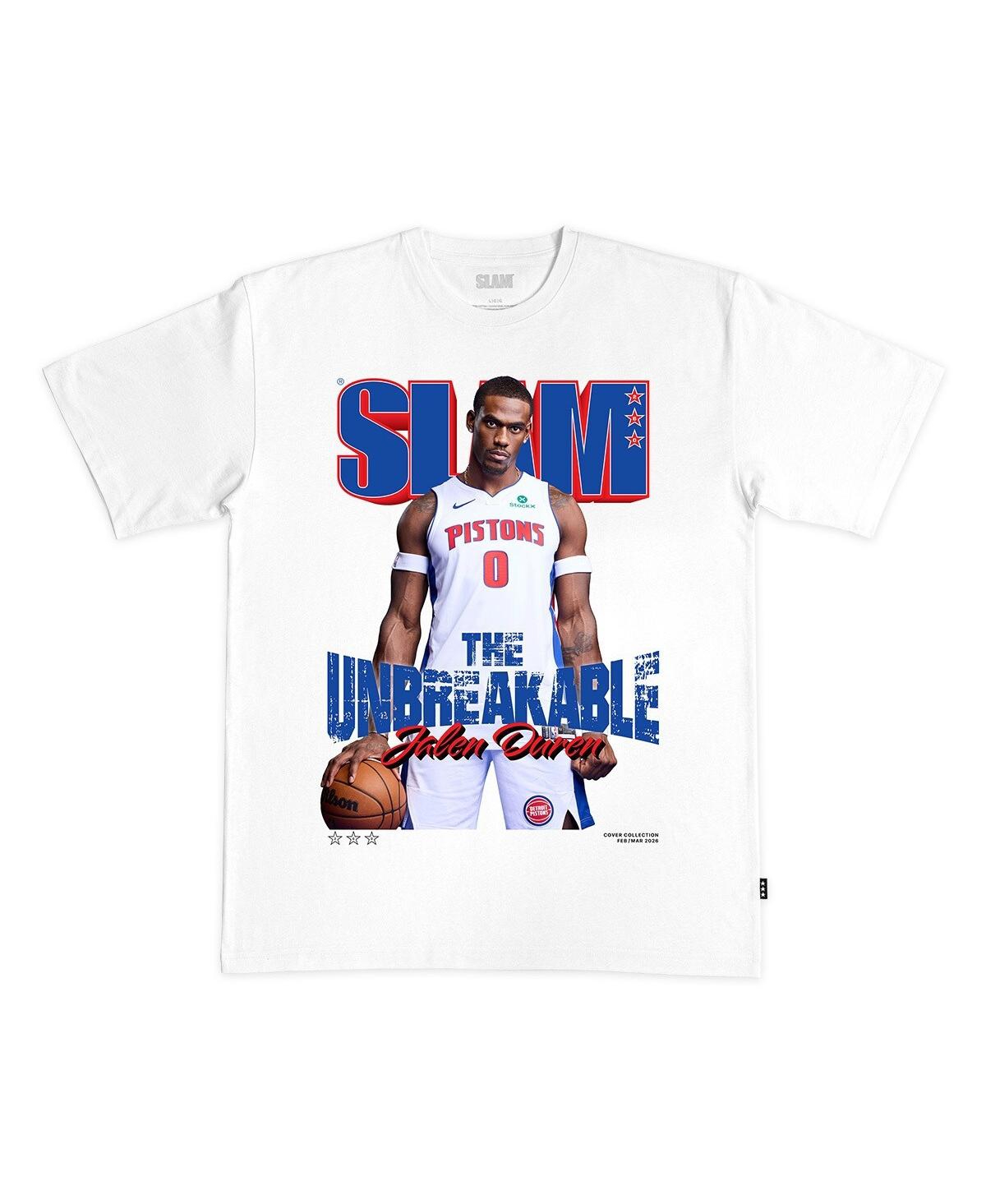 Click here for Slam Mens and Womens Jalen Duren White Detroit Pis... prices