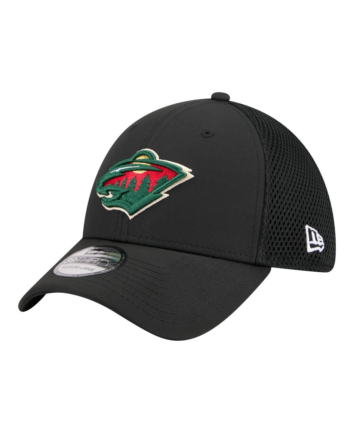 Click here for New Era Mens Black Minnesota Wild Logo 39THIRTY Fl... prices