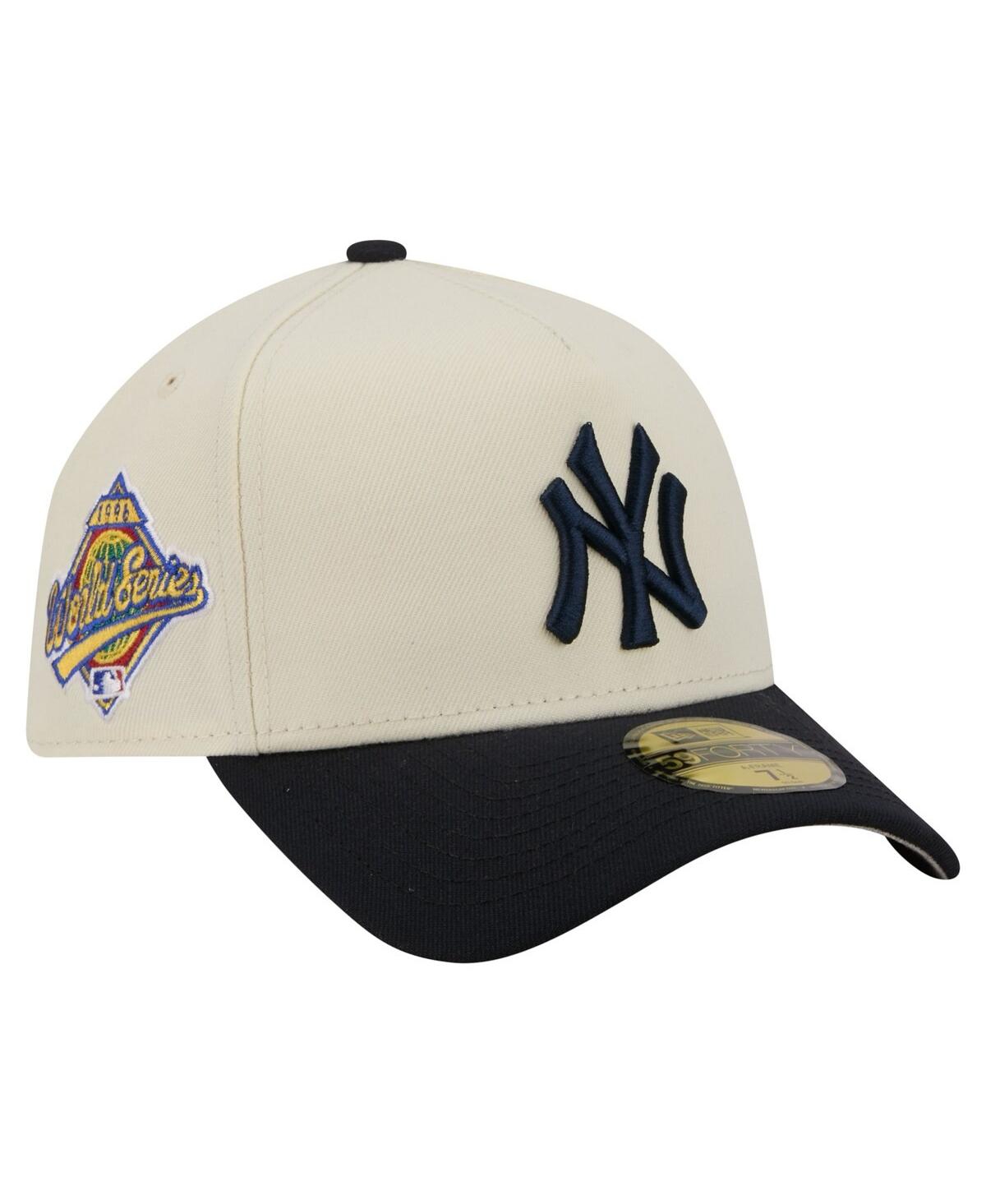 Click here for New Era Mens Cream/Navy New York Yankees Chrome A-... prices