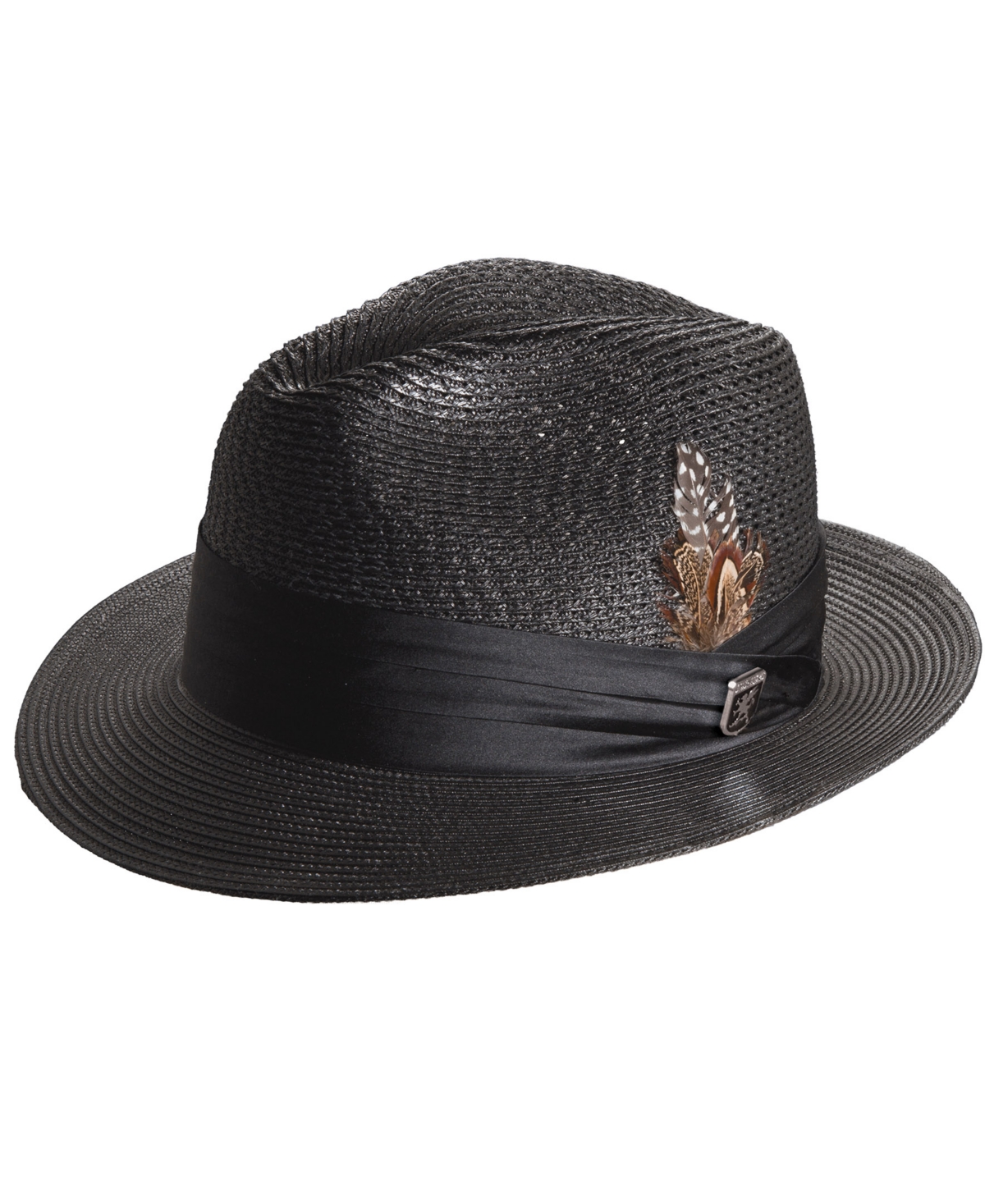 Click here for Stacy Adams Mens Solid Vent Paper Milan Fedora Hat... prices