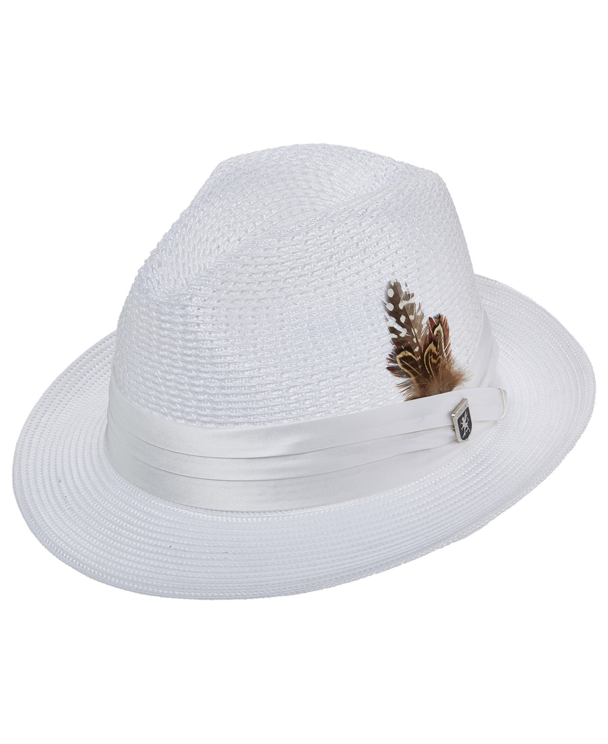 Click here for Stacy Adams Mens Solid Vent Paper Milan Fedora Hat... prices