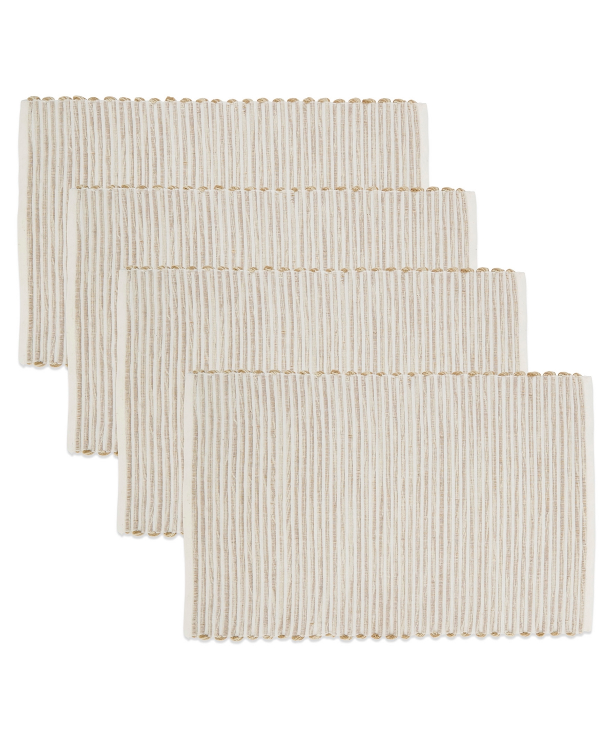 Click here for Saro Lifestyle Ribbed Placemats  Set of 4 - Natura... prices