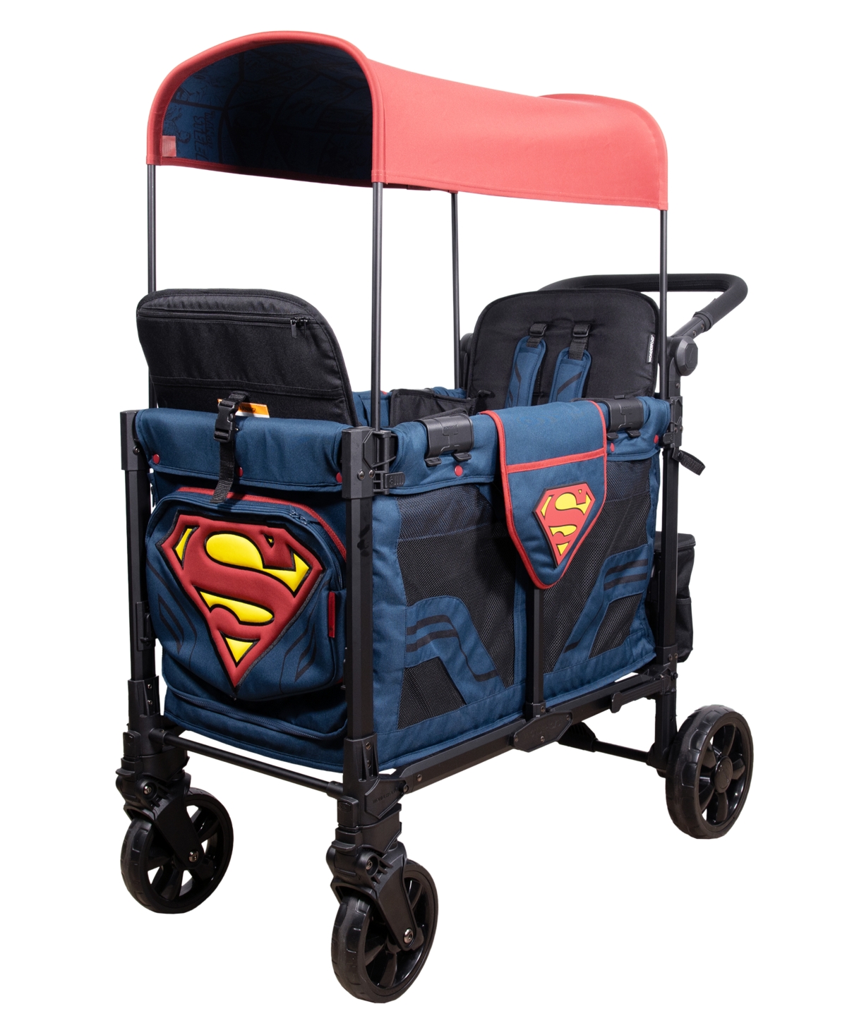 Click here for WonderFold Wagon Superman Double Stroller Wagon -... prices
