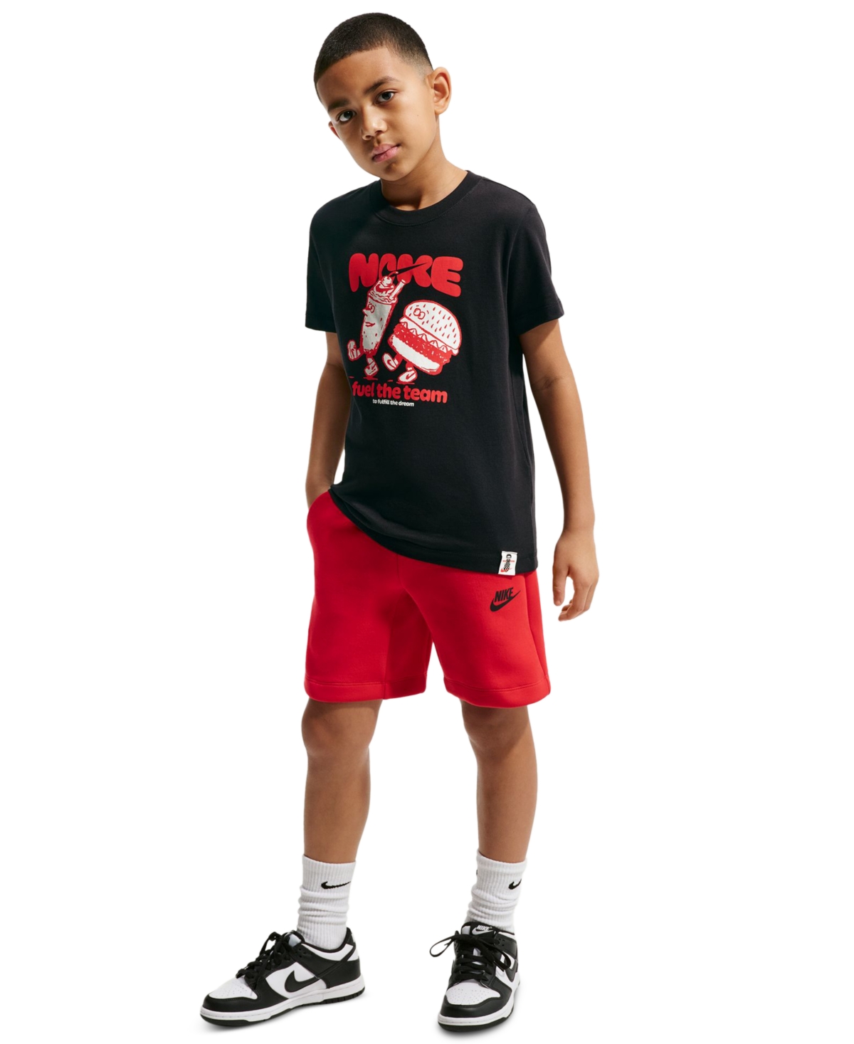 Click here for Nike Boys Sportswear Short-Sleeve T-Shirt - Black prices