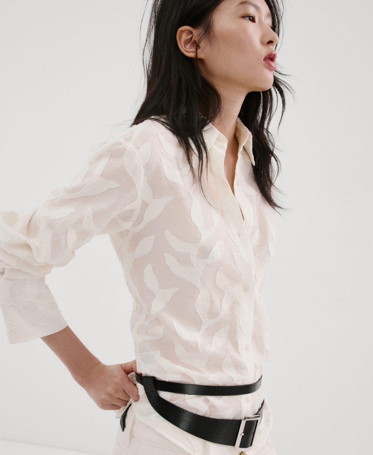 Click here for Mango Womens Floral Embroidery Blouse - Off White prices