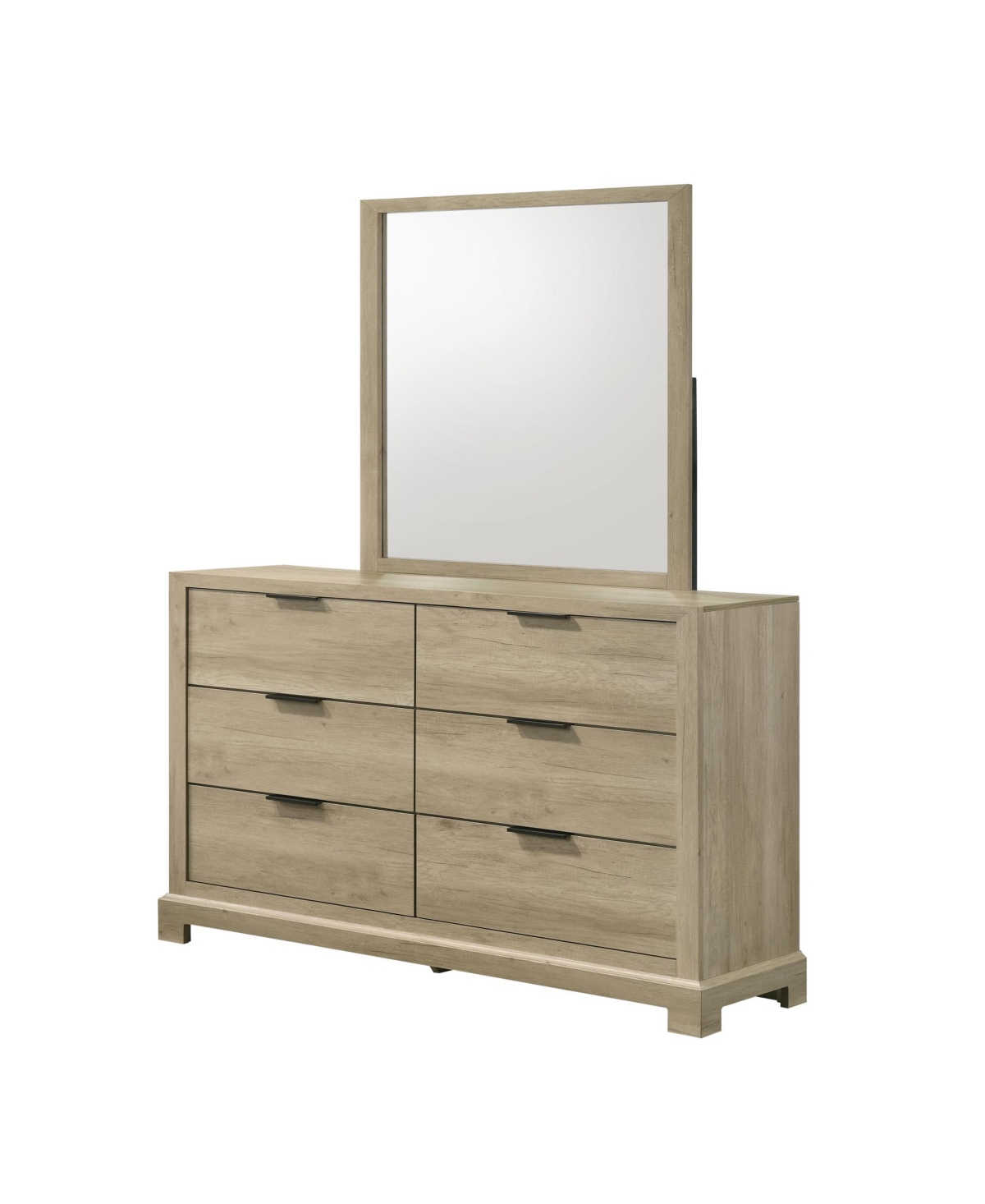 Click here for Kings Brand Furniture Linden Contemporary Oak 6-Dr... prices