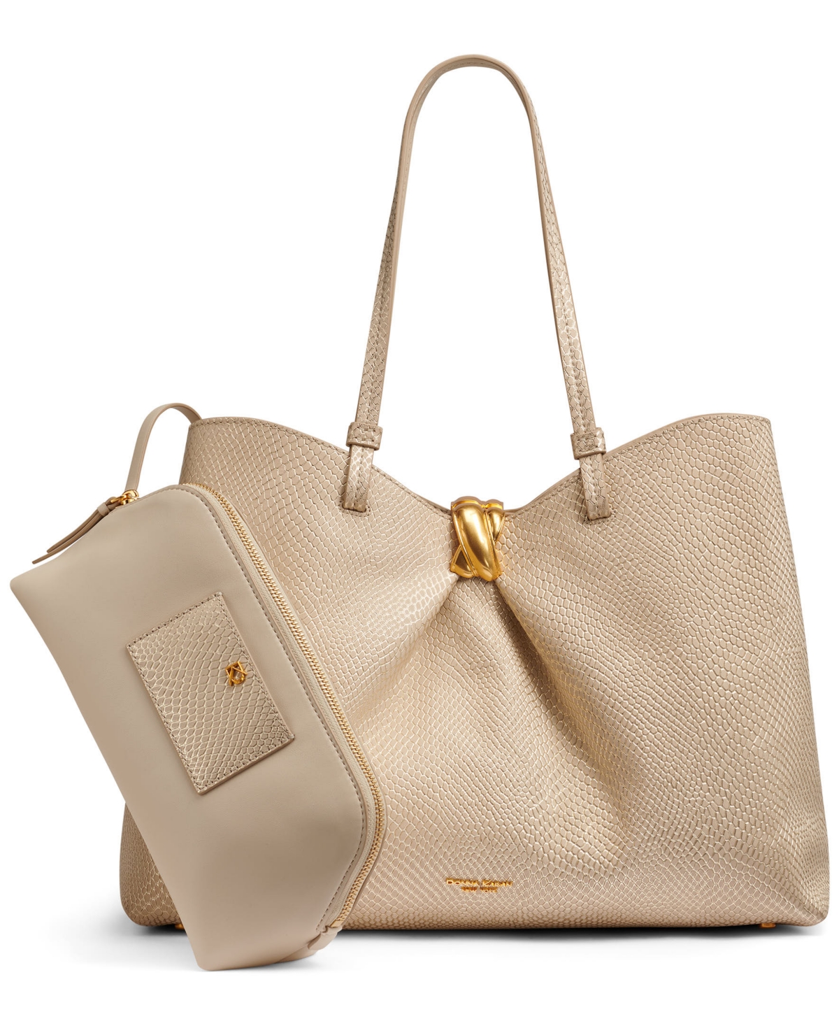 Click here for Donna Karan New York Cambric Large Tote Handbag -... prices